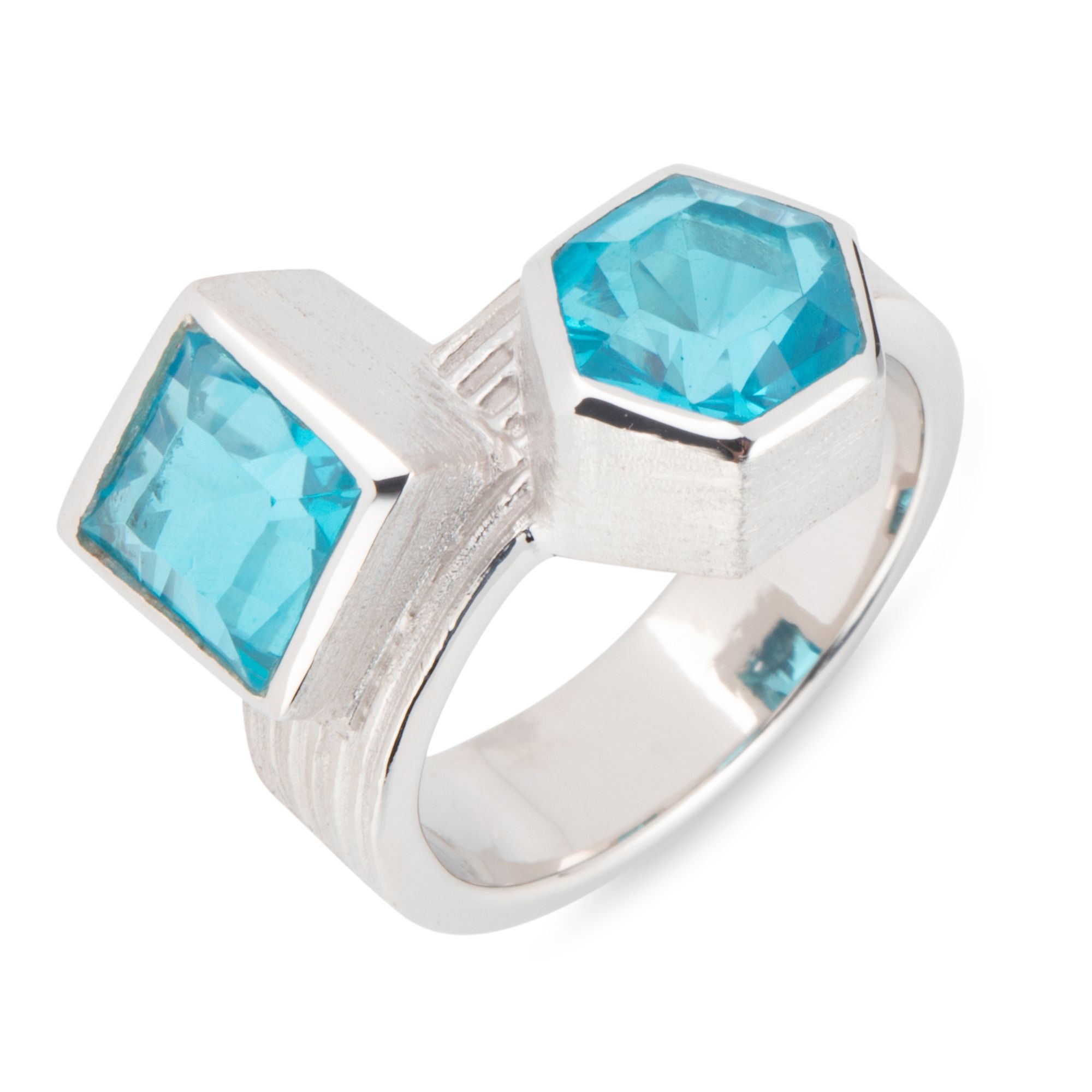 THOMAS & SOHN beh. Quarze Ring Schliffmix Silber 925 - QVC.de