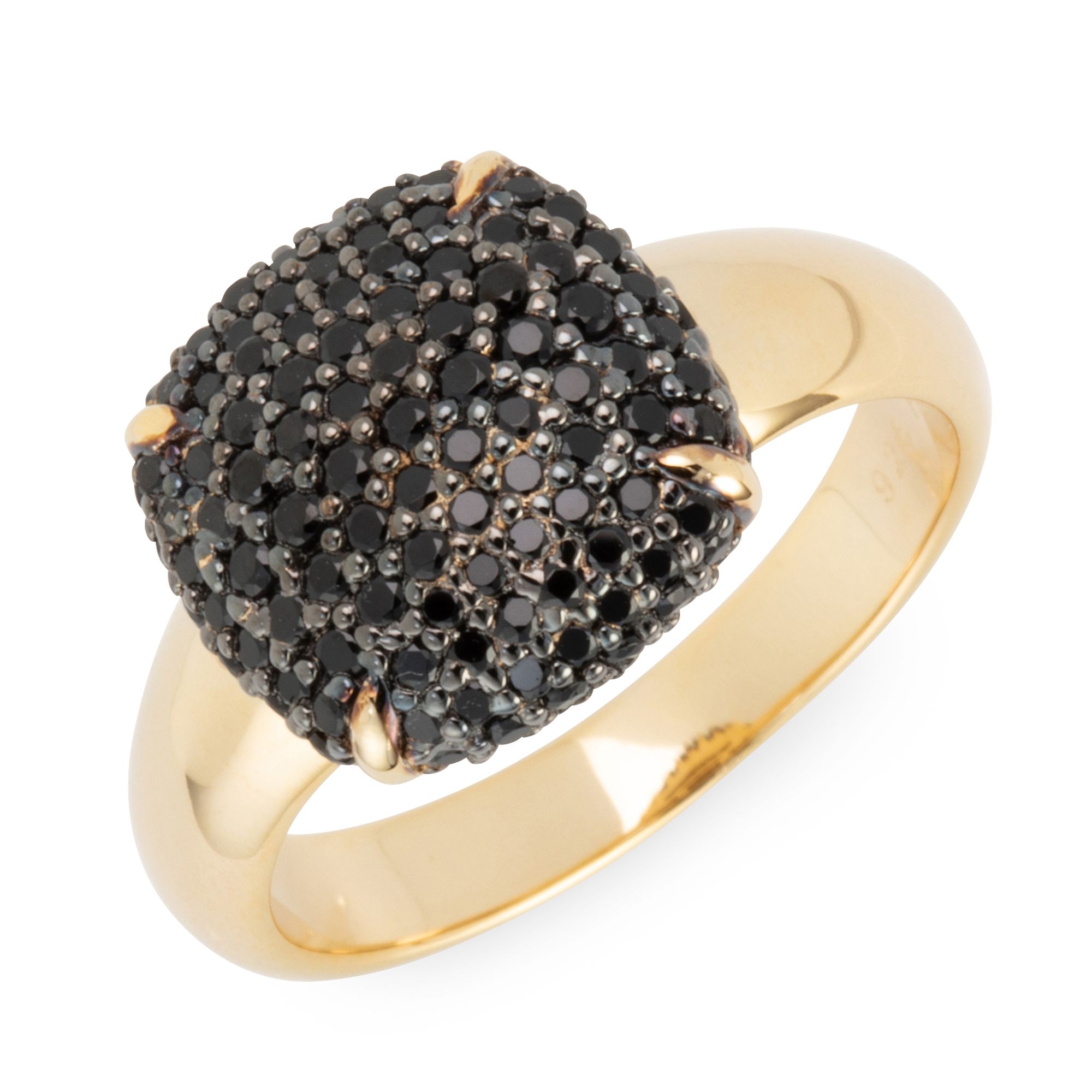 Qvc black spinel rings store
