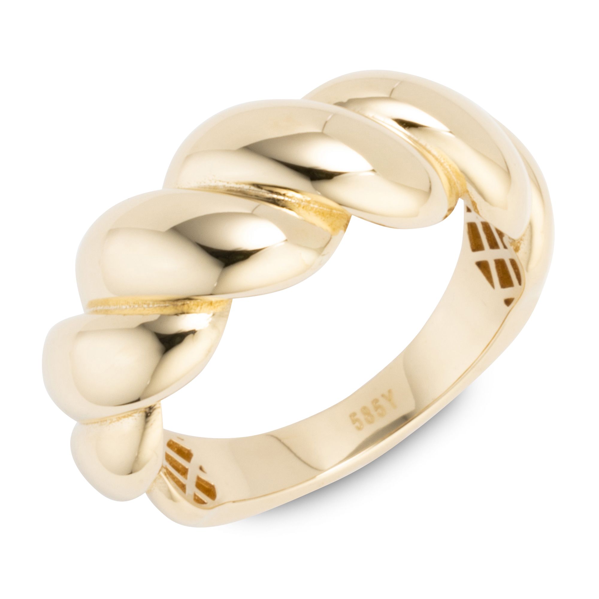 GOLDRAUSCH Ring poliert mind. 2 7g Gold 585