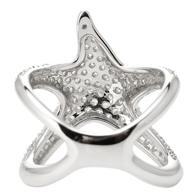 STRANDFEIN Designerschmuck Ring Seestern Silber 925 - QVC.de