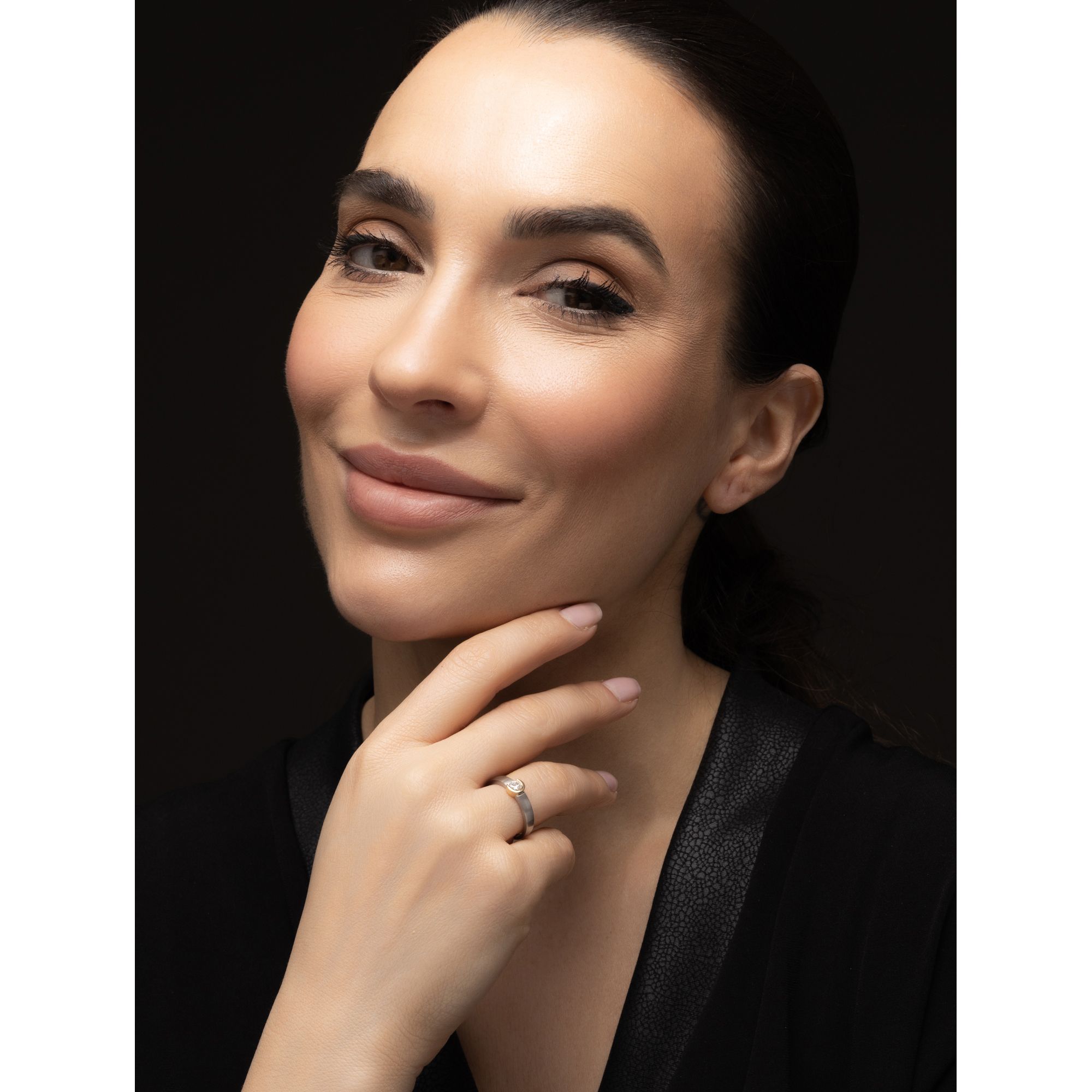 PLATINITY Ring 1 Brillant ca. 0,18ct Platin 950/Gold 750 - QVC.de