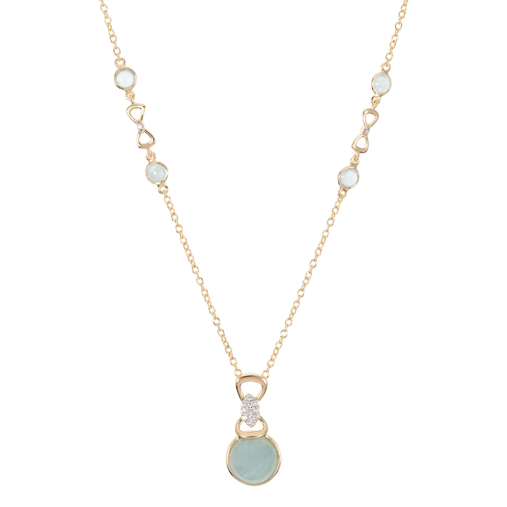 ROYELLE Aquamarin Collier zus. ca. 4,00ct Silber 925 - QVC.de