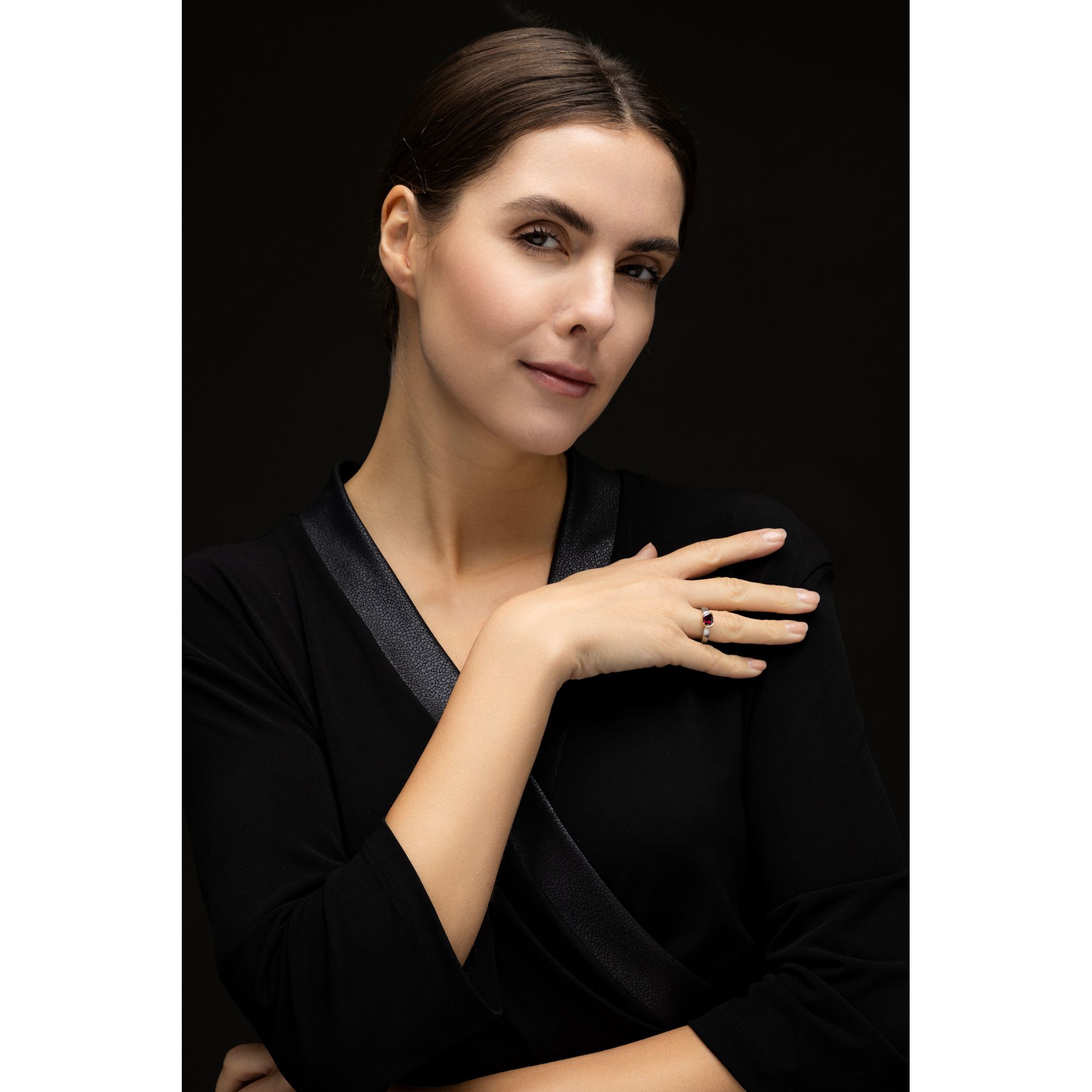 PLATINITY Ring 1 Rhodolith ca. 1,50ct Platin 950/Gold 750 - QVC.de