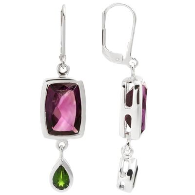 Qvc amethyst earrings store