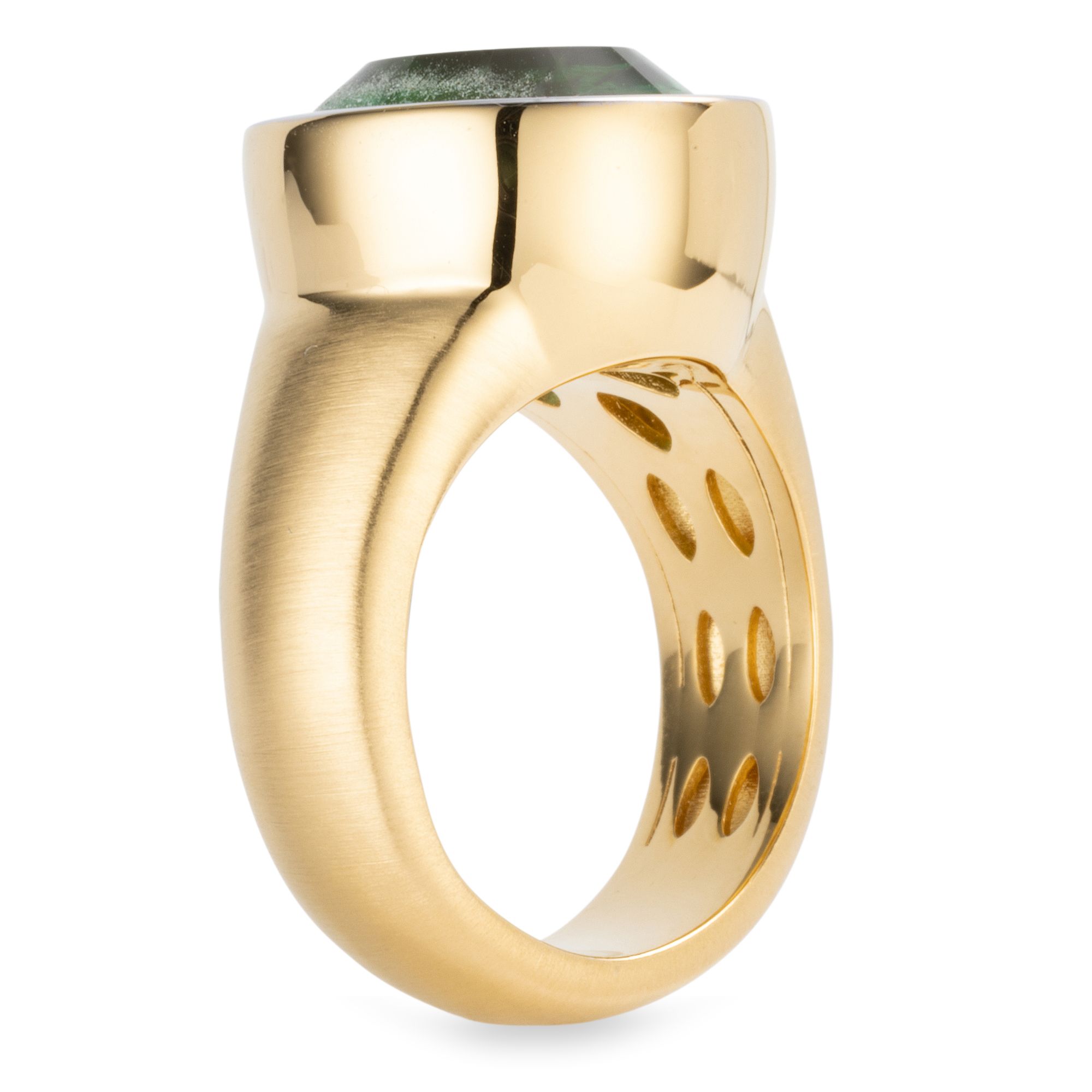 THOMAS & SOHN beh. Quarz min.6,00ct Ring Brillantschliff Silber 925 ...