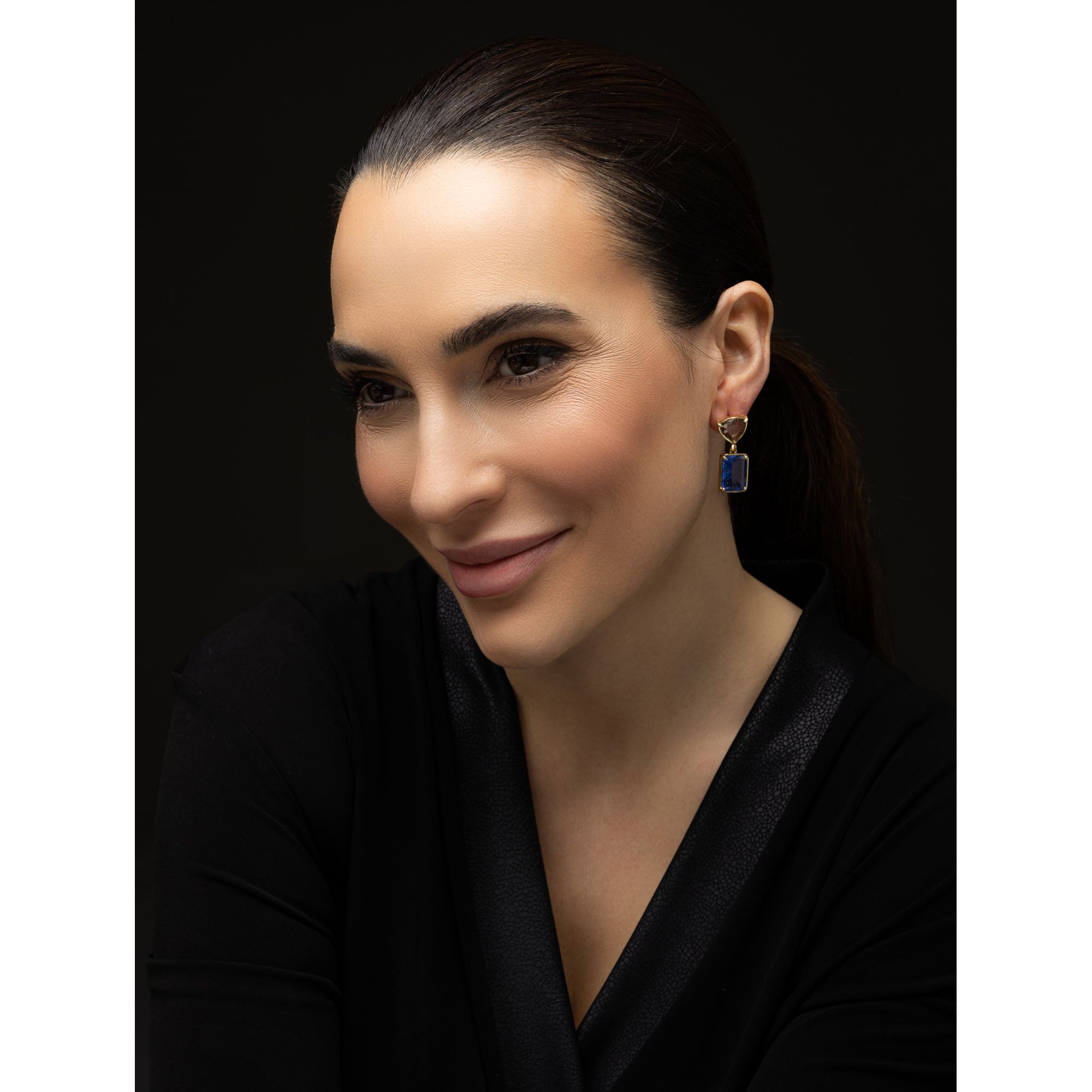 THOMAS & SOHN beh. Quarz ca.19,00ct Ohrhänger Schliffmix Silber 925 ...