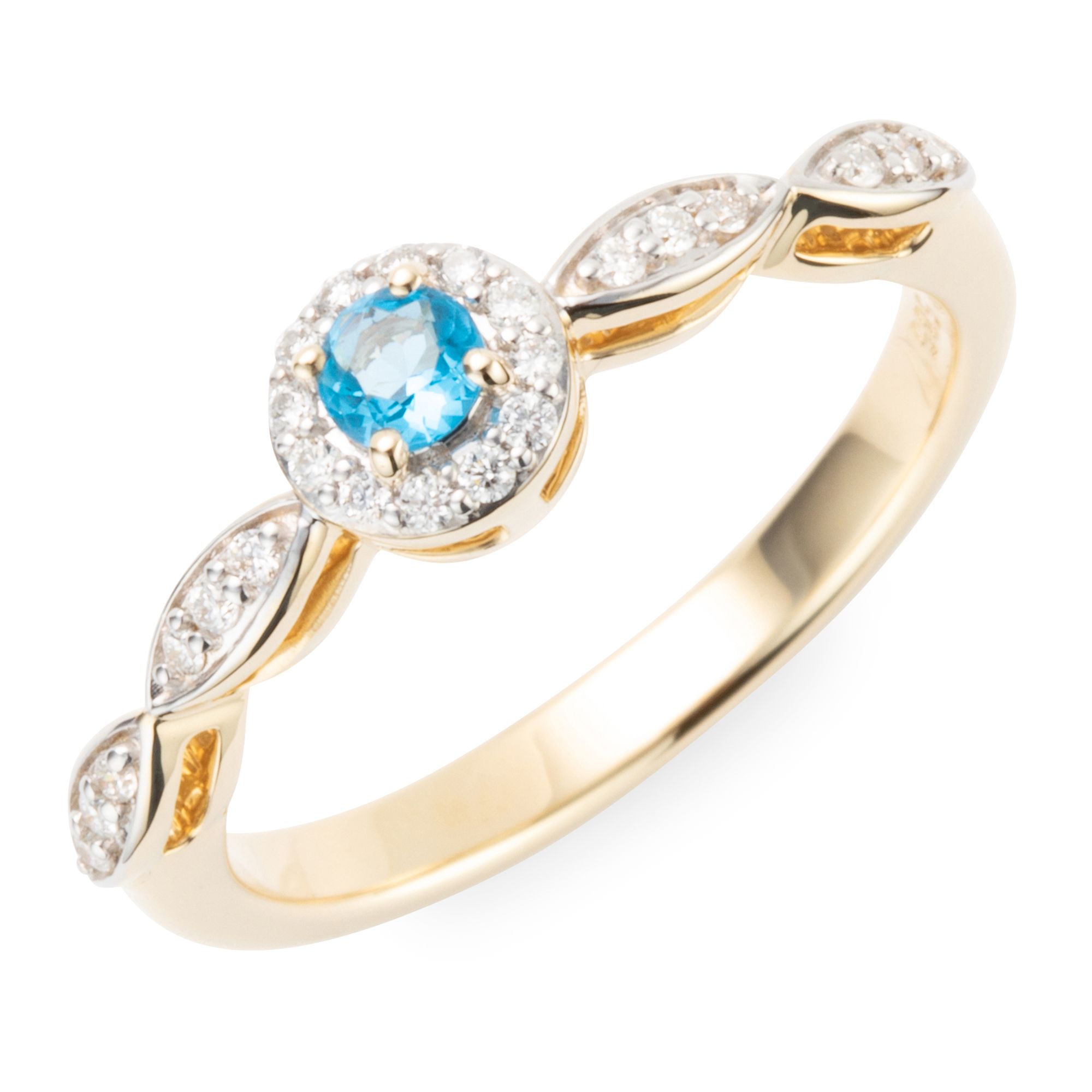 ROYELLE Haüyn, ca.0,08ct Ring 24 Brillanten Gold 585 - QVC.de