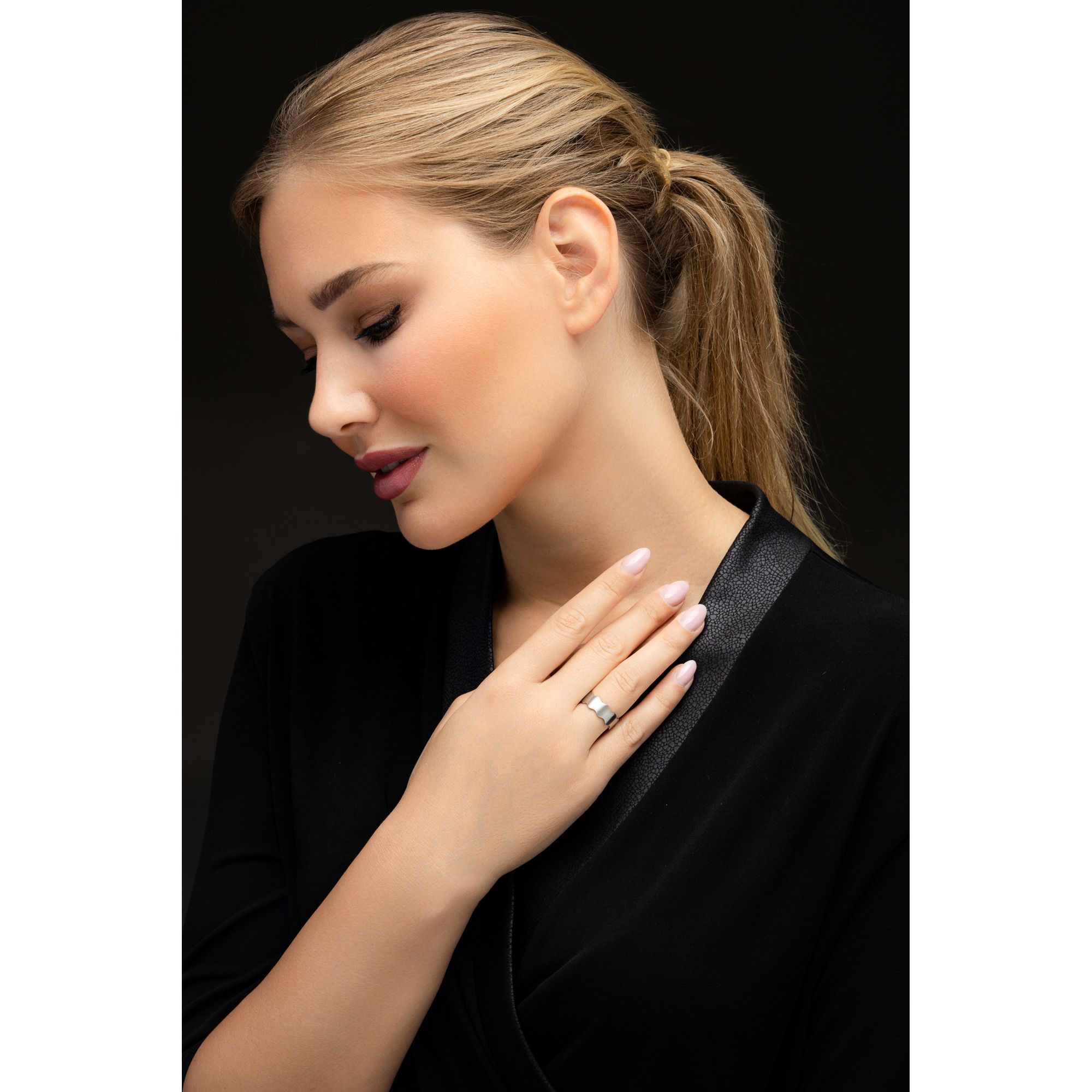 PLATINITY Ring mattiert/poliert mind. 7,3g Platin 950 - QVC.de