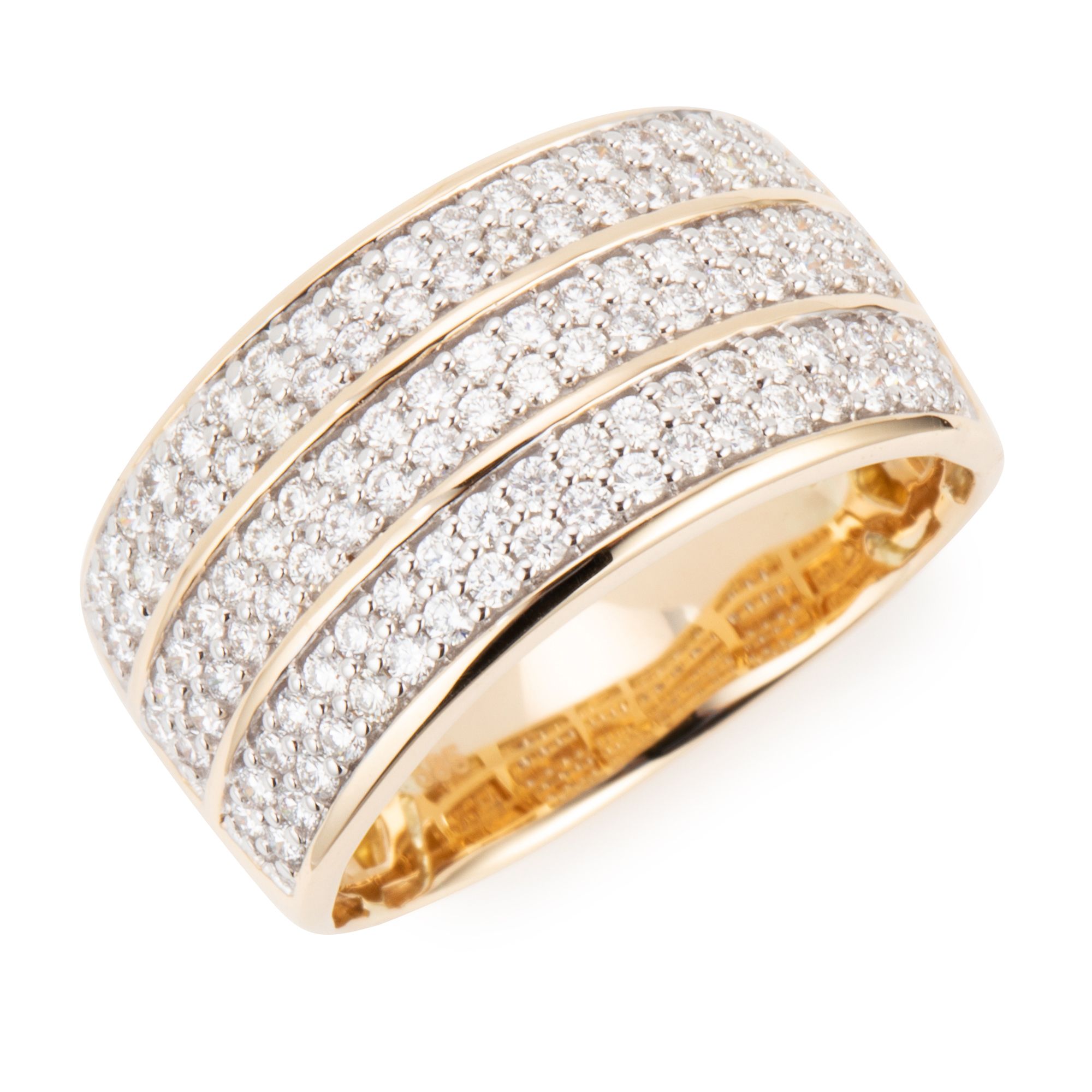 DIAMOUR Ring 113 Brillanten zus. ca. 0,80ct Gold 585 - QVC.de