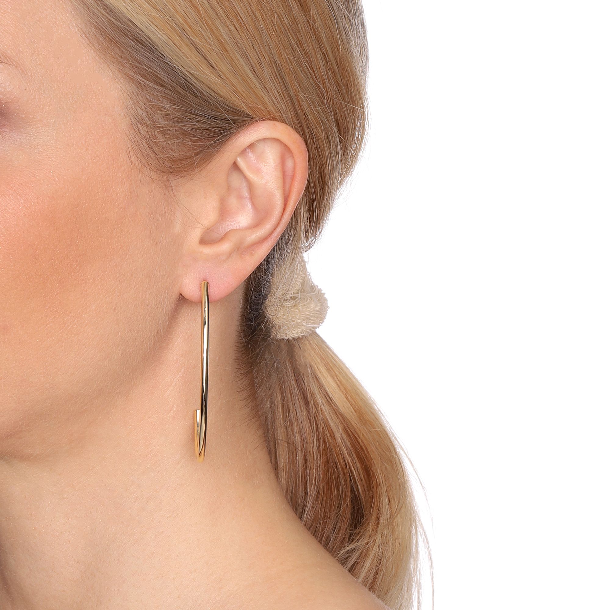 GOLDRAUSCH Creolen poliert mindestens 2,1g Gold 585 - QVC.de