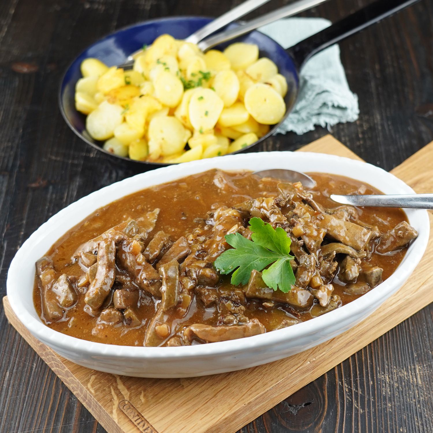 TANNENGLÜCK Leberle vom Rind mit dunkler Sauce im Thermobeutel Inhalt ...