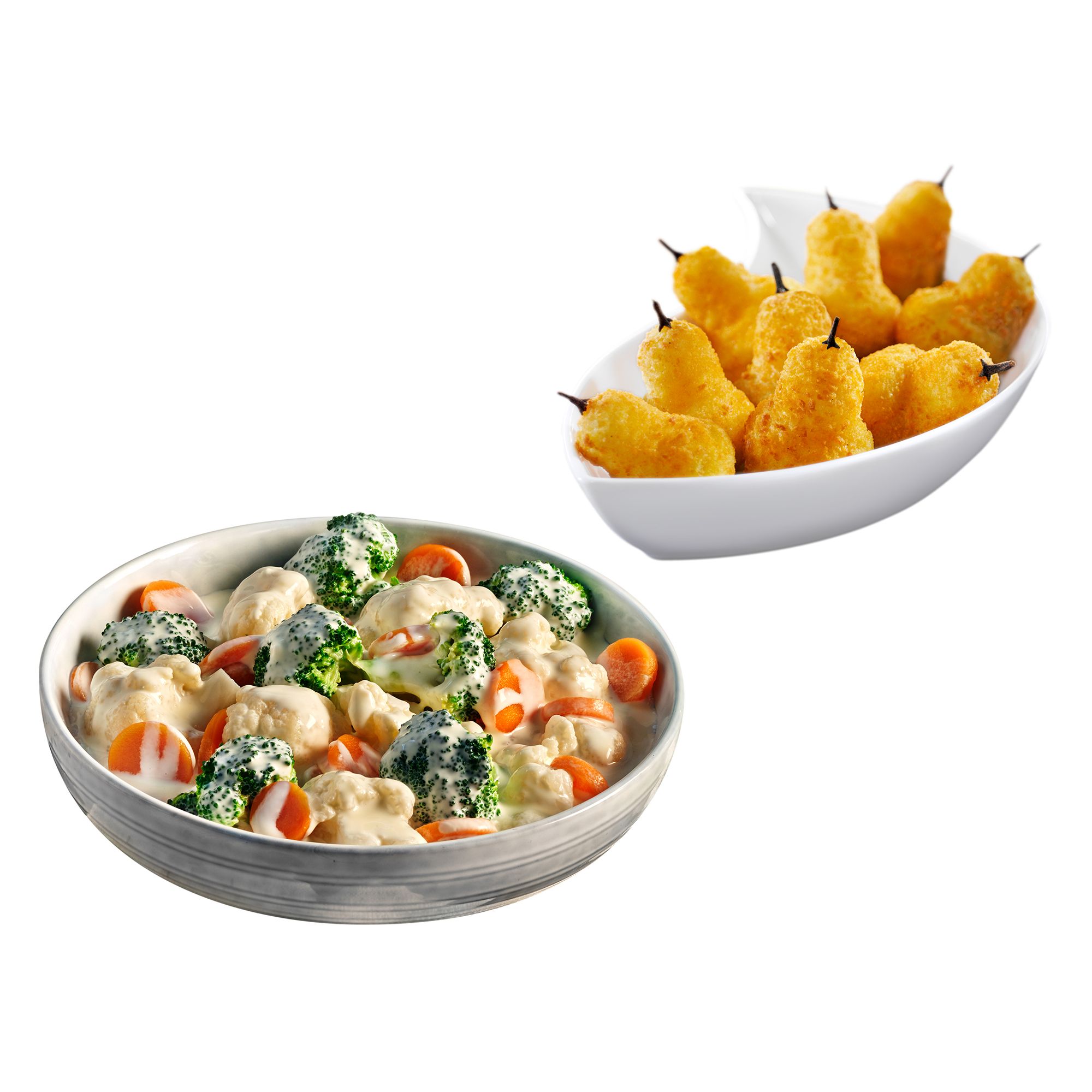 bofrost* Pommes Williams, 900g und Kaisergemüse in Frischkäse-Rahm 1 ...