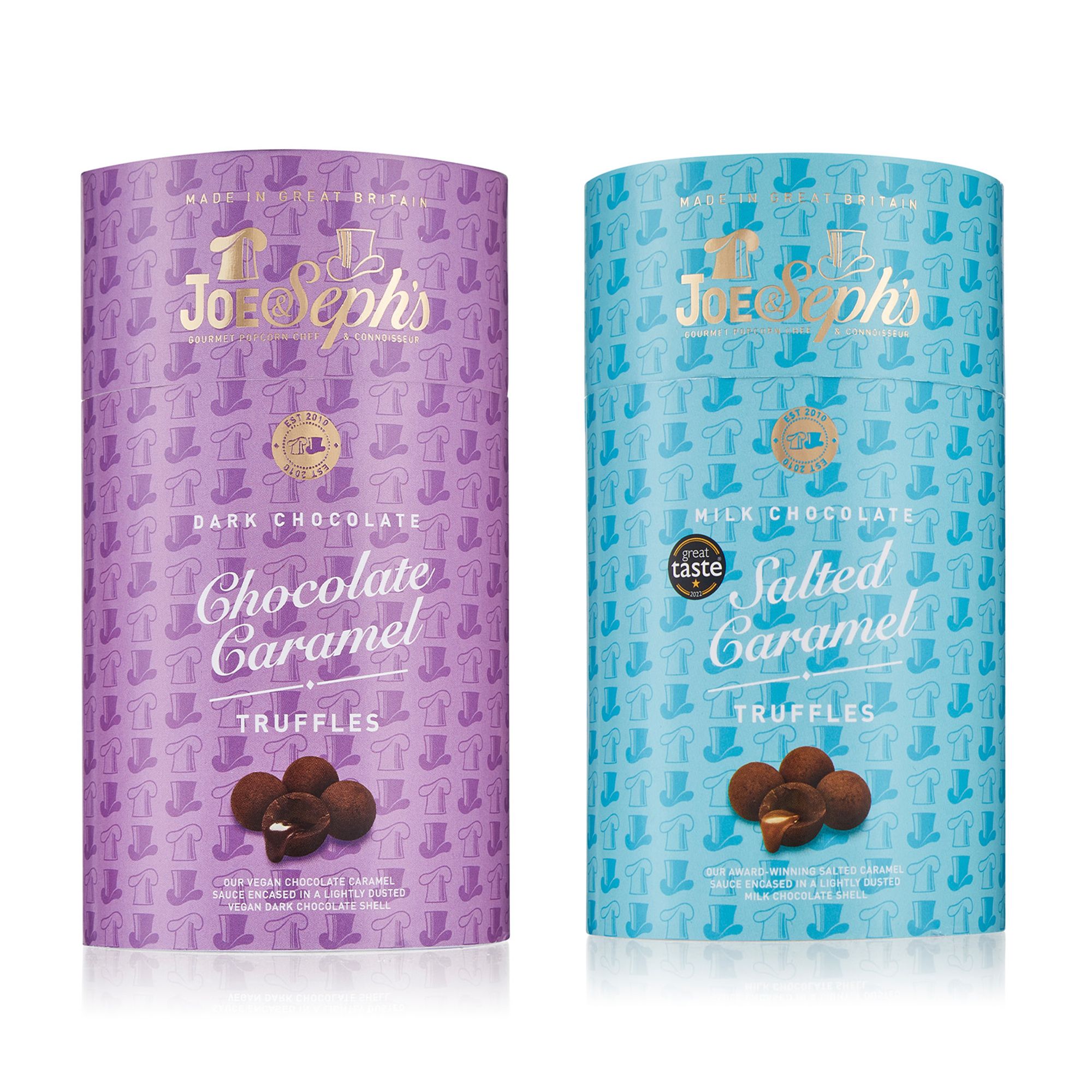 JOE & SEPH'S Schokoladen Trüffel gemischt oder sortenrein Inhalt 2x100g ...