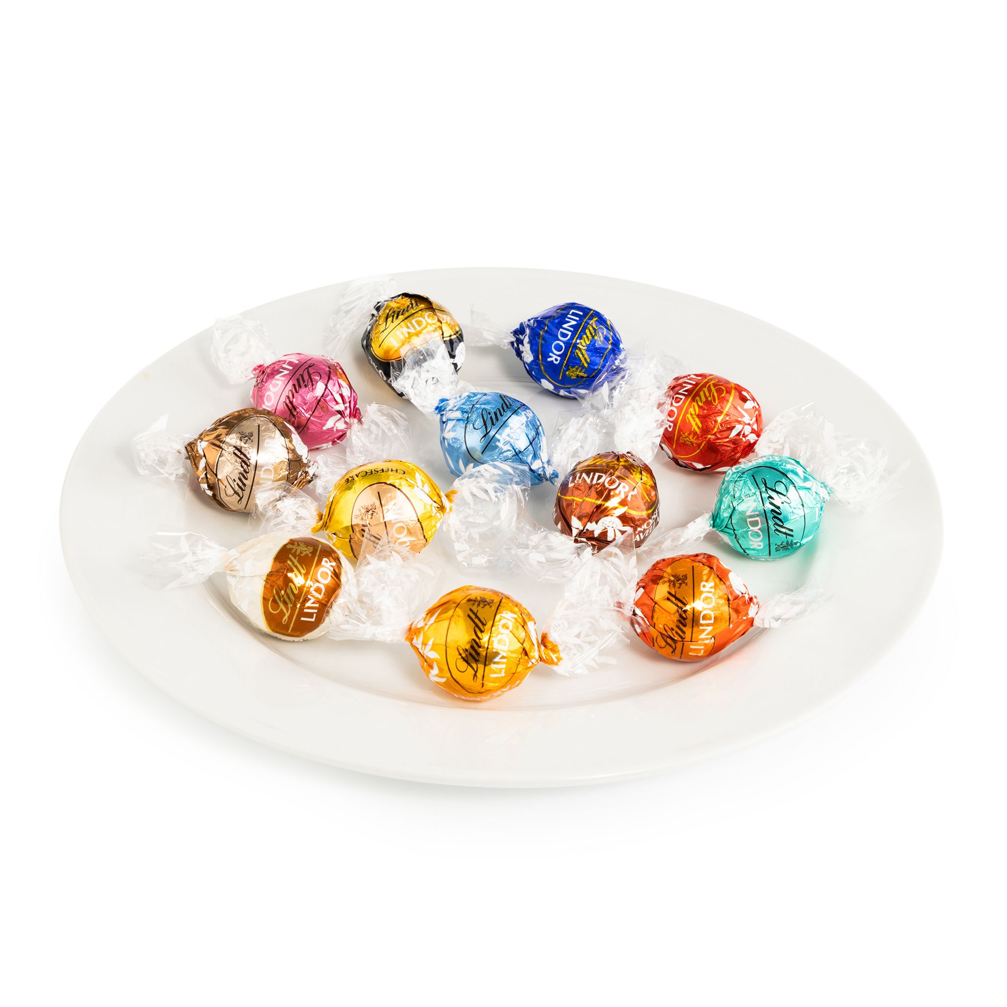 LINDT Lindor Selection 12 versch. Sorten exklusiv bei QVC Inhalt 959g ...