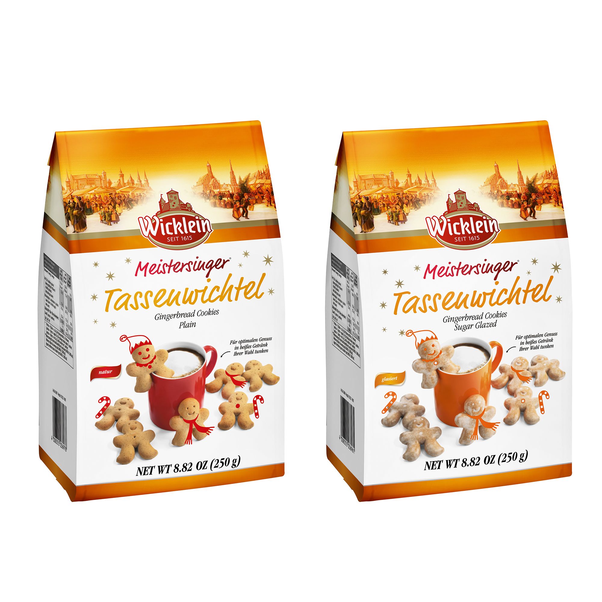 WICKLEIN Tassenwichtel 2 Sorten, 6 Packungen exklusiv bei QVC Inhalt 1 ...