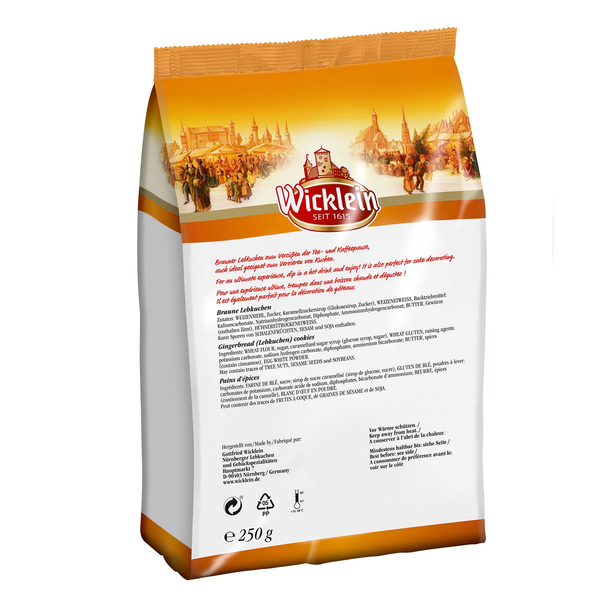 WICKLEIN Tassenwichtel 2 Sorten, 6 Packungen exklusiv bei QVC Inhalt 1.500g - QVC.de