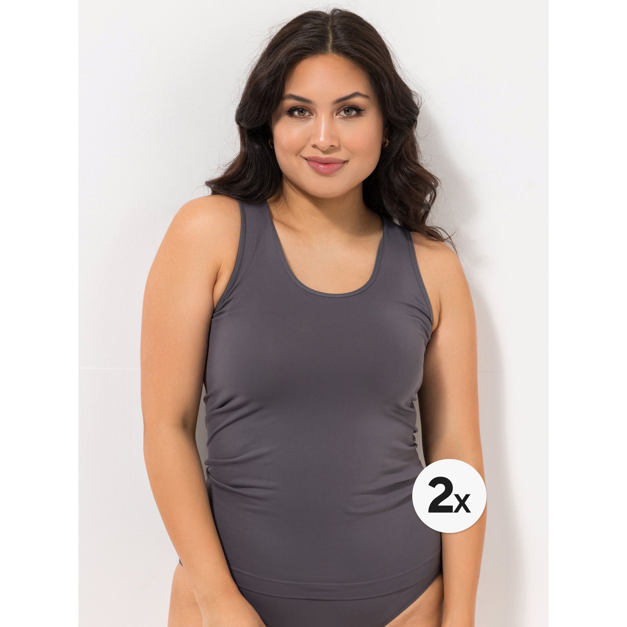 B-Ware LITTLE ROSE 2 Seamless Tops Mikrofasermischung V-Ausschnitt - QVC.de