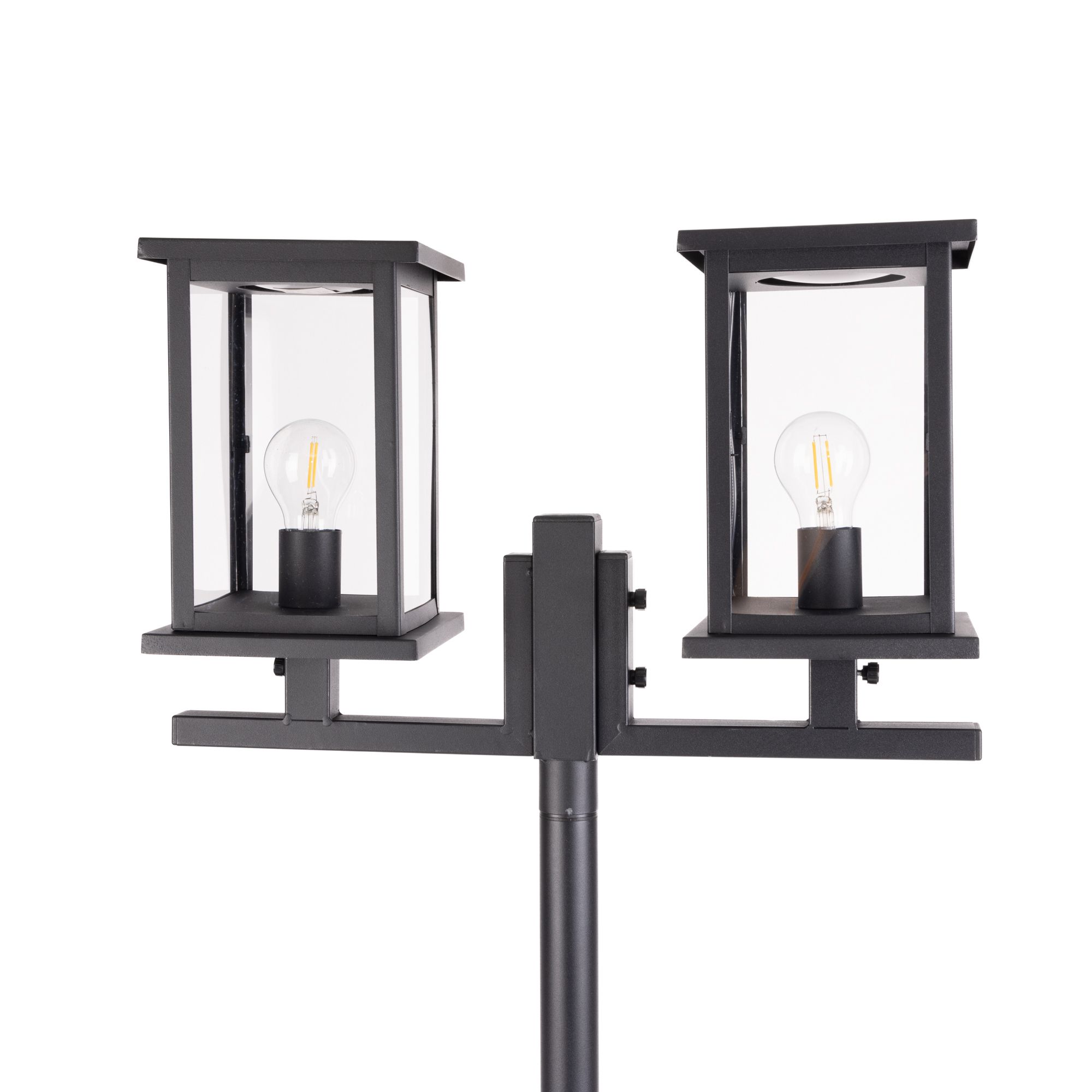 B-Ware LUMIDA Garden Solar-Parkleuchte 2-flammig inkl. Pflanzgefäß - QVC.de