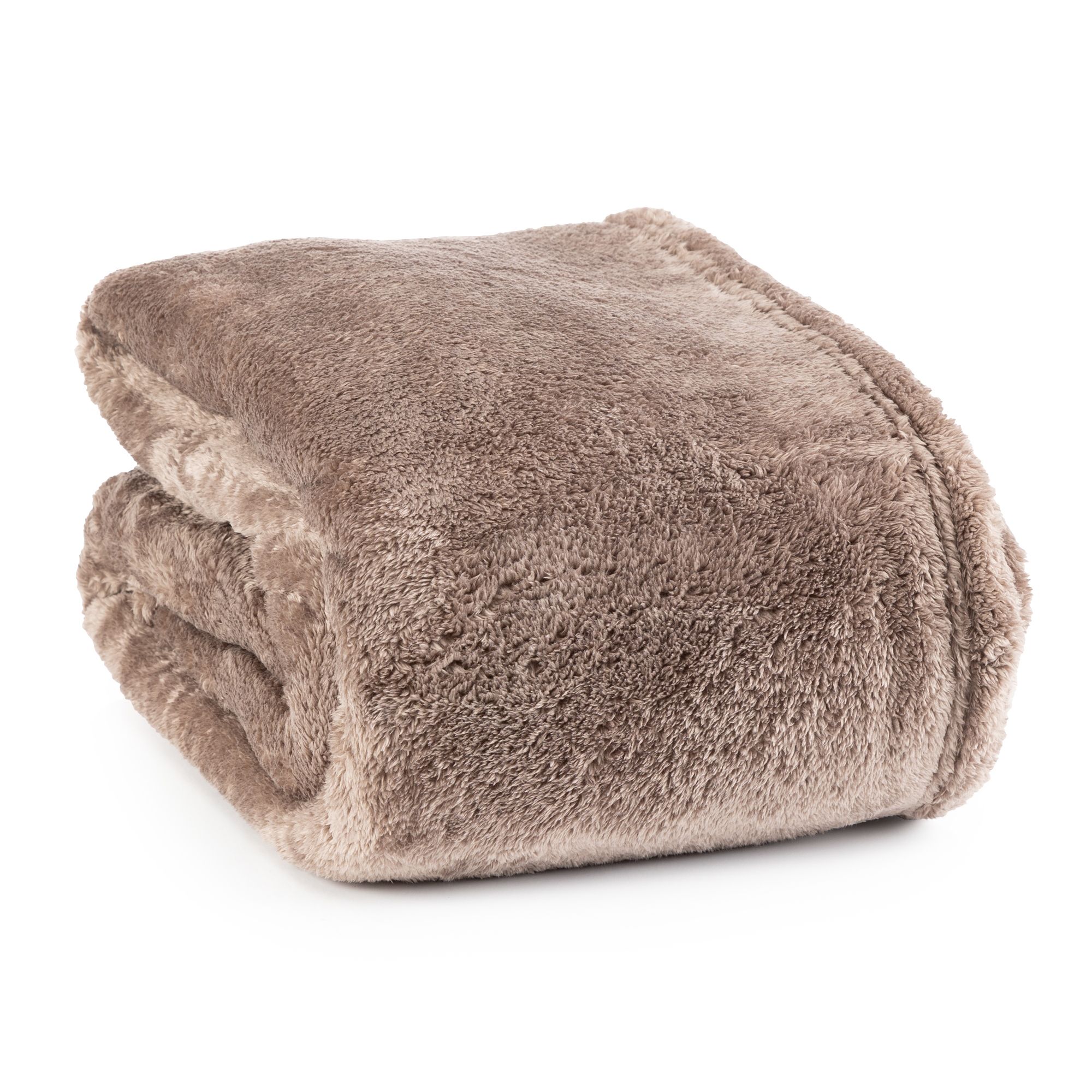 B-Ware MONT CHALET Heimdecke uni extra flauschig ca. 150x200cm - QVC.de