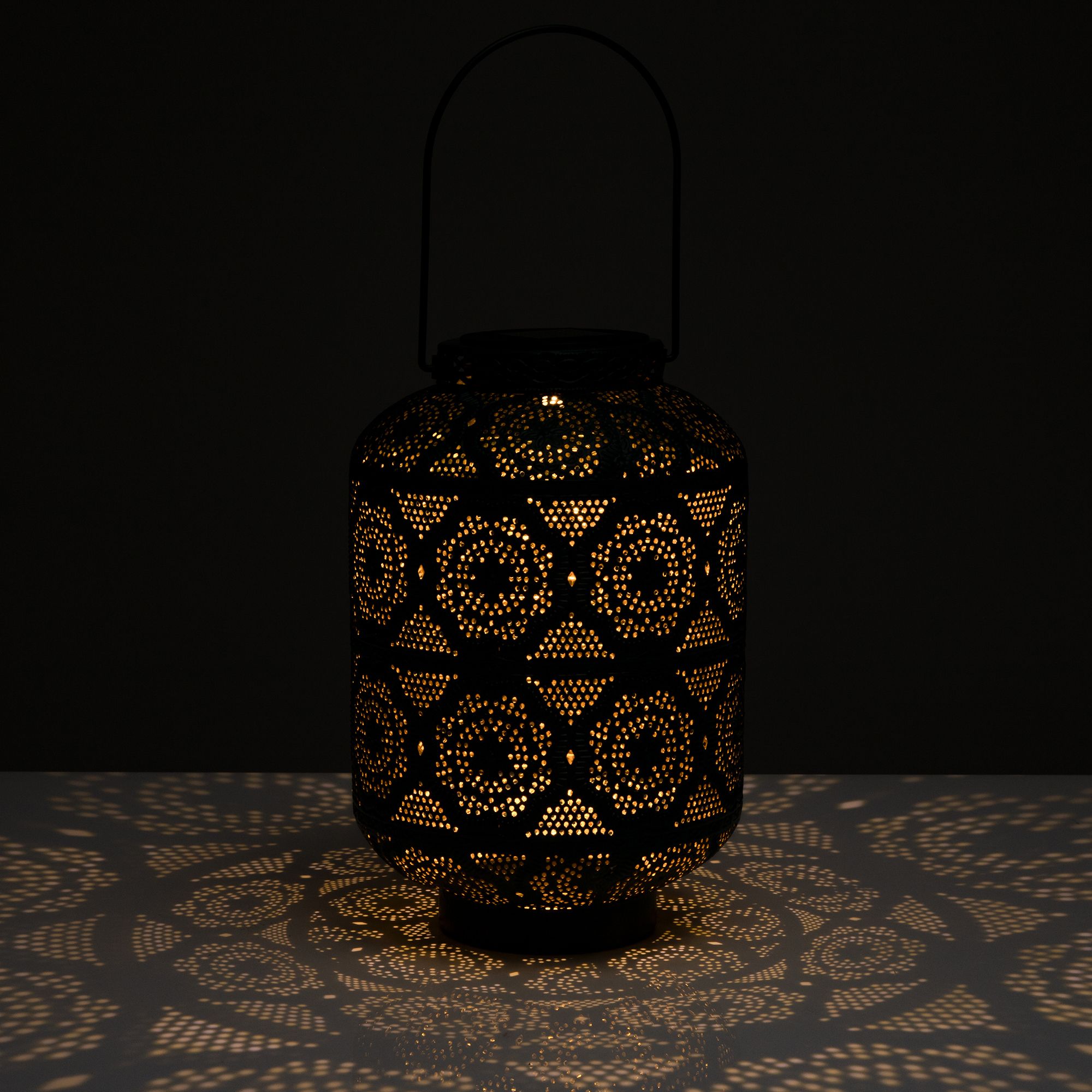 B-Ware SOLENOVA Solarlaterne Metall outdoorgeeignet - QVC.de