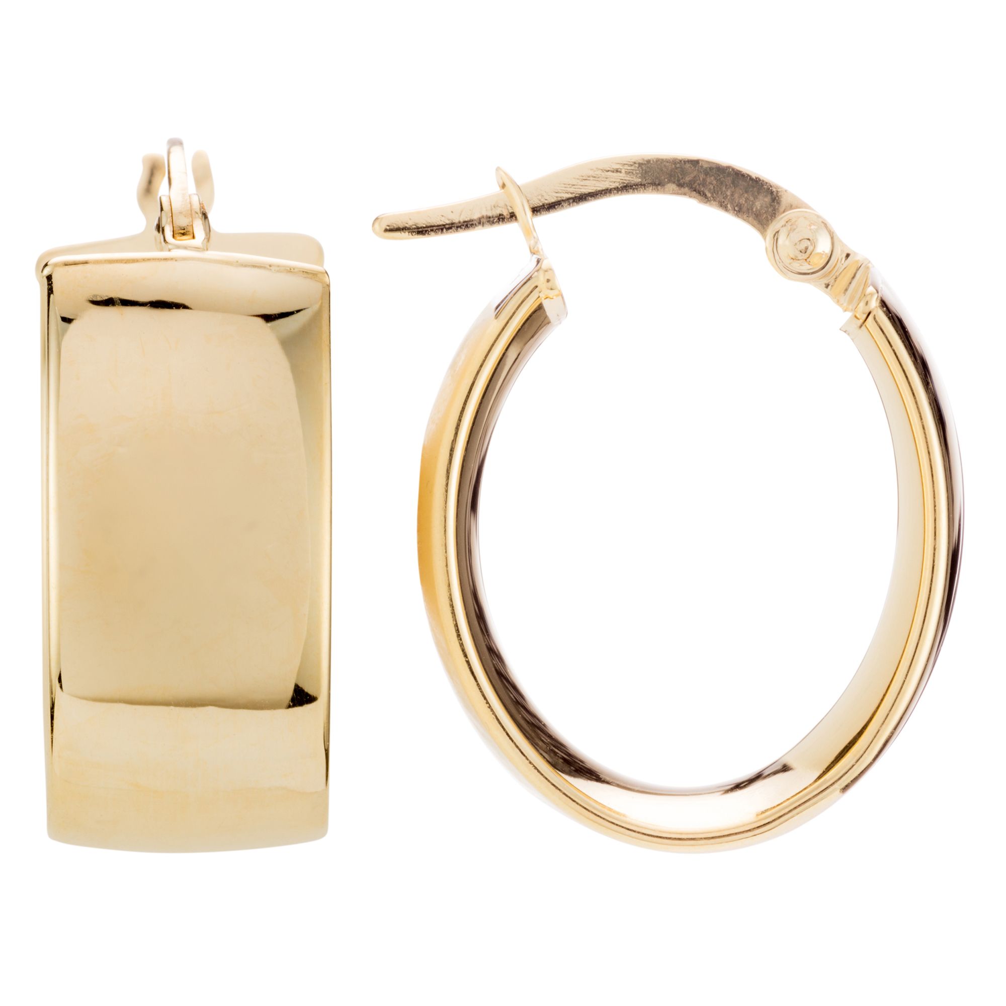 B-Ware GOLDRAUSCH Creolen poliert mind. 1,7g - QVC.de