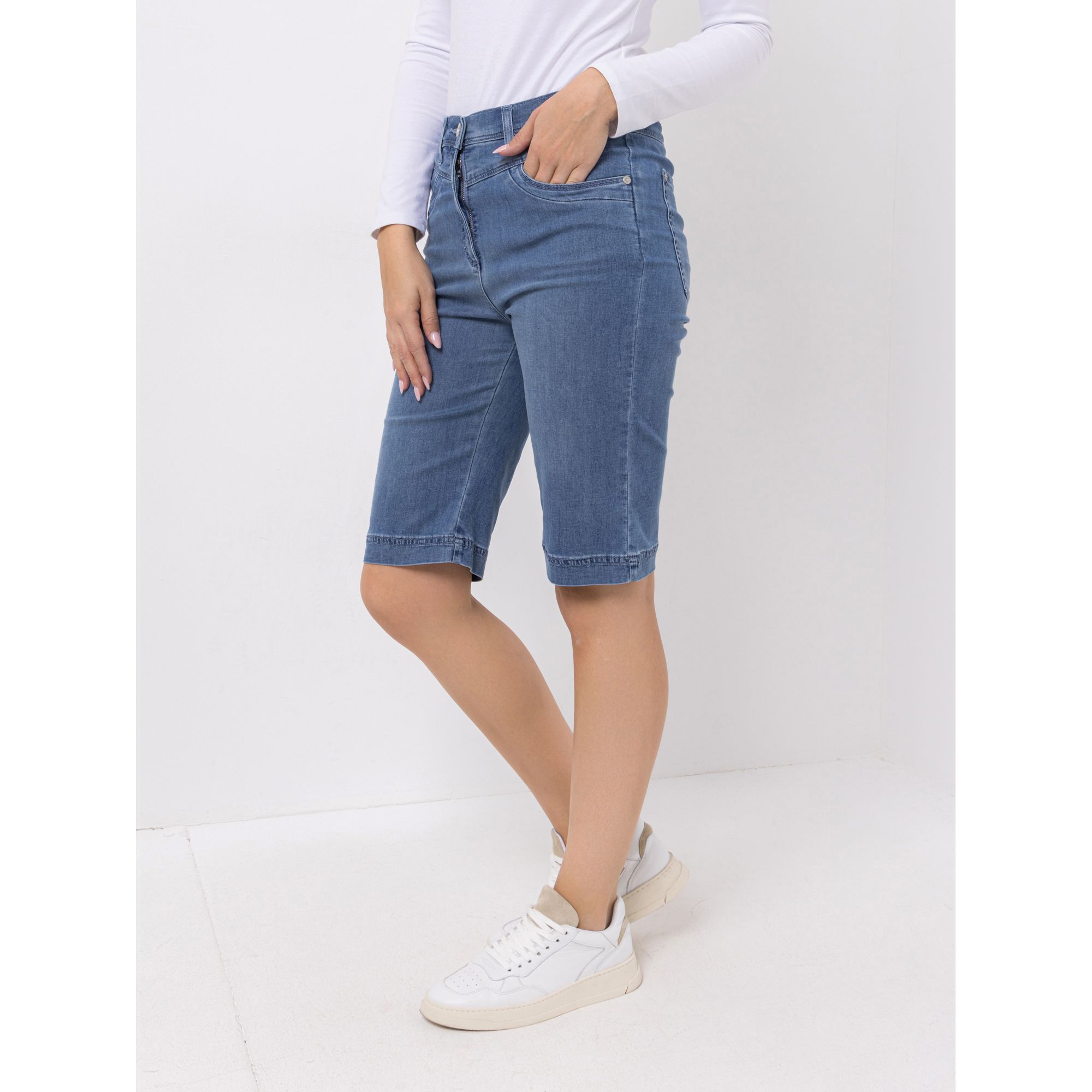 B-Ware Raphaela by Brax Bermuda Laura N Magic-Waist Gesäßtaschen - QVC.de