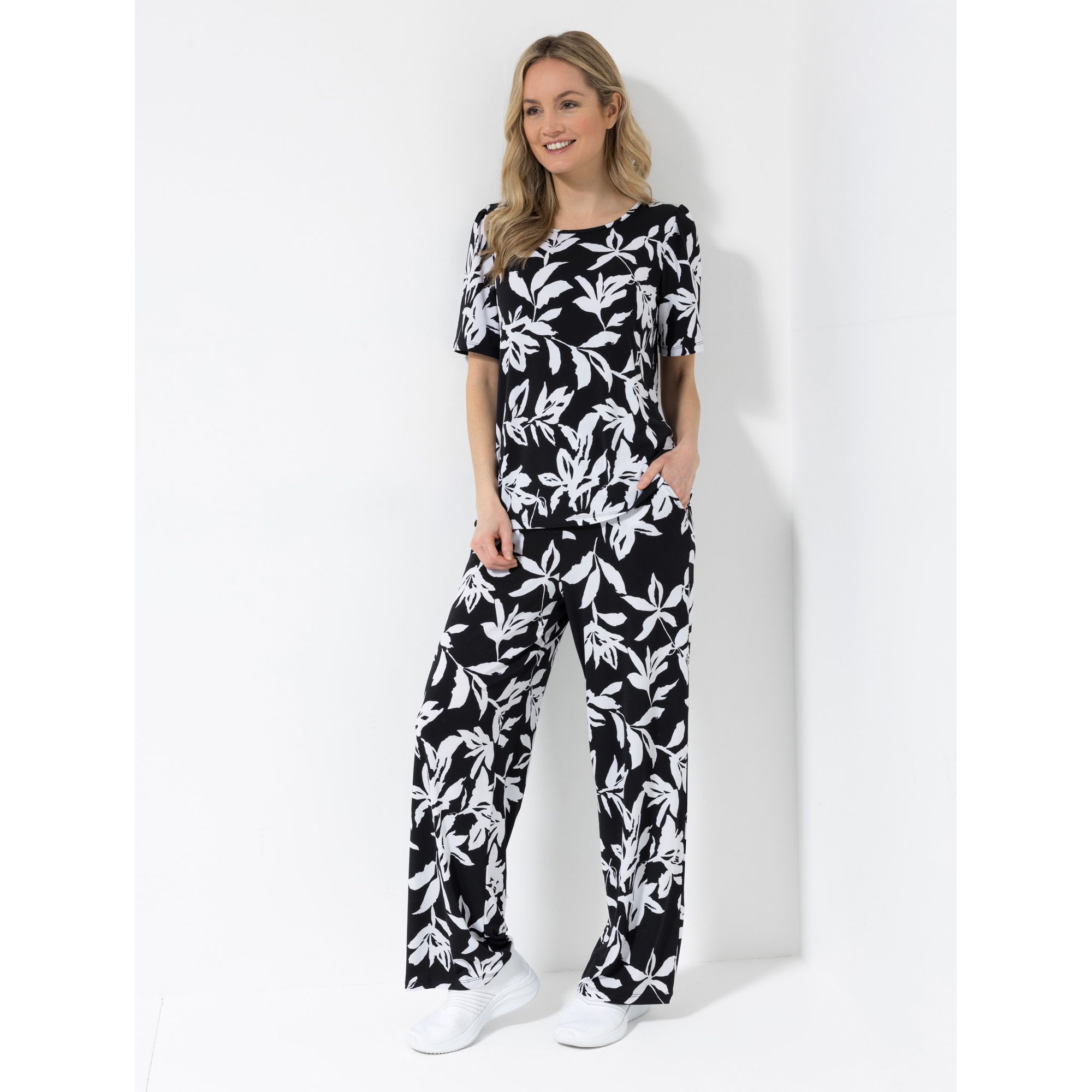 B-Ware KIM & CO. Shirt, 1/2-Arm Brazil Knit Jersey Ärmel mit Raffung ...