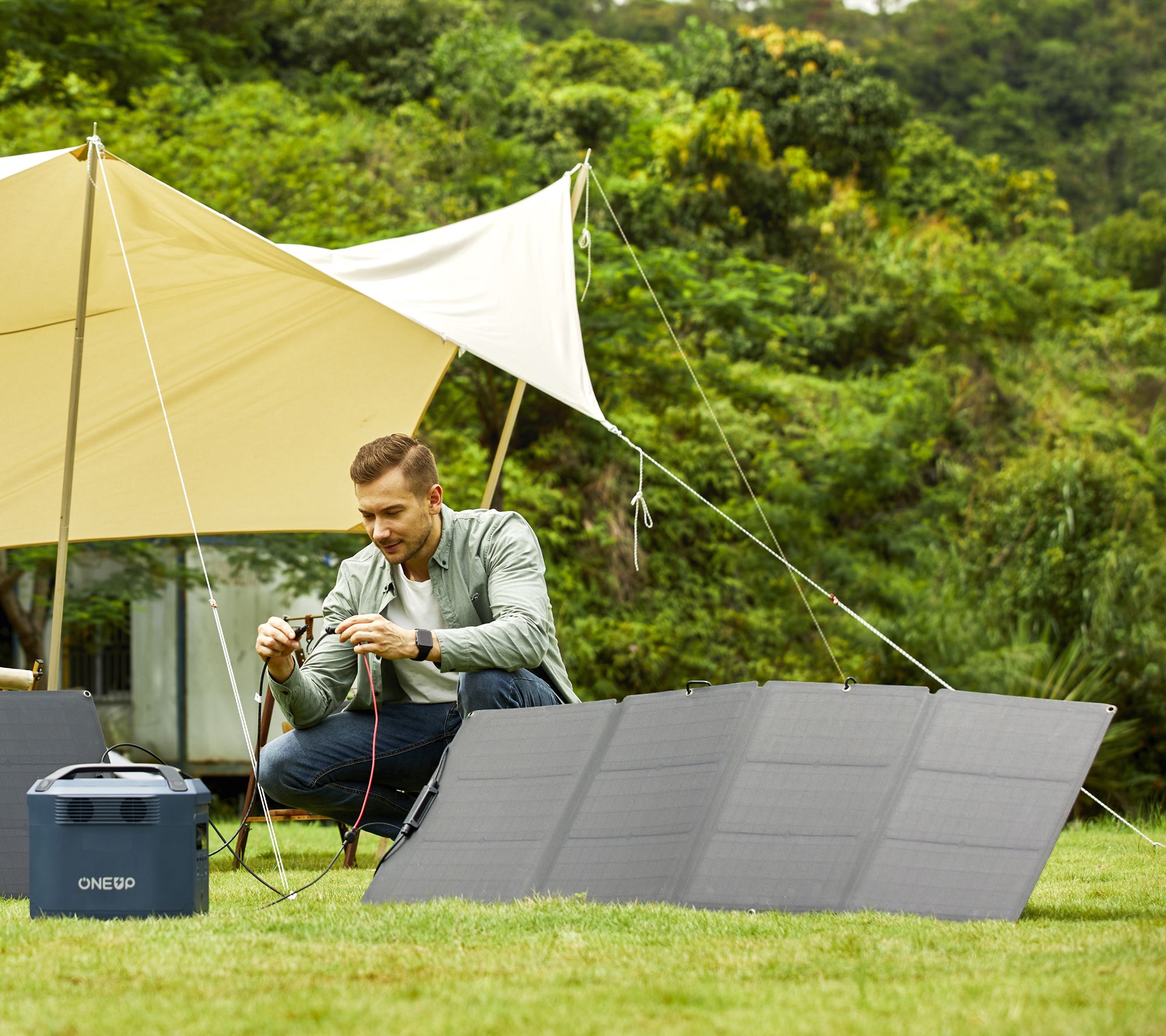 (QVC) ONEUP Portable Power Station by Ecoflow w/AC Outlets, Choice of ...