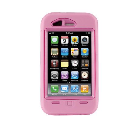 iPhone 3G/3GS Defender Case - Pink - QVC.com