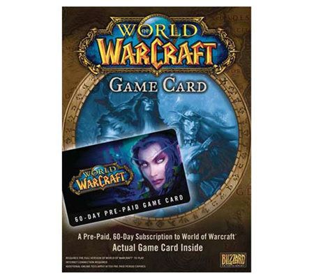 World of Warcraft: 60-Day Pre-Paid Game Card - QVC.com