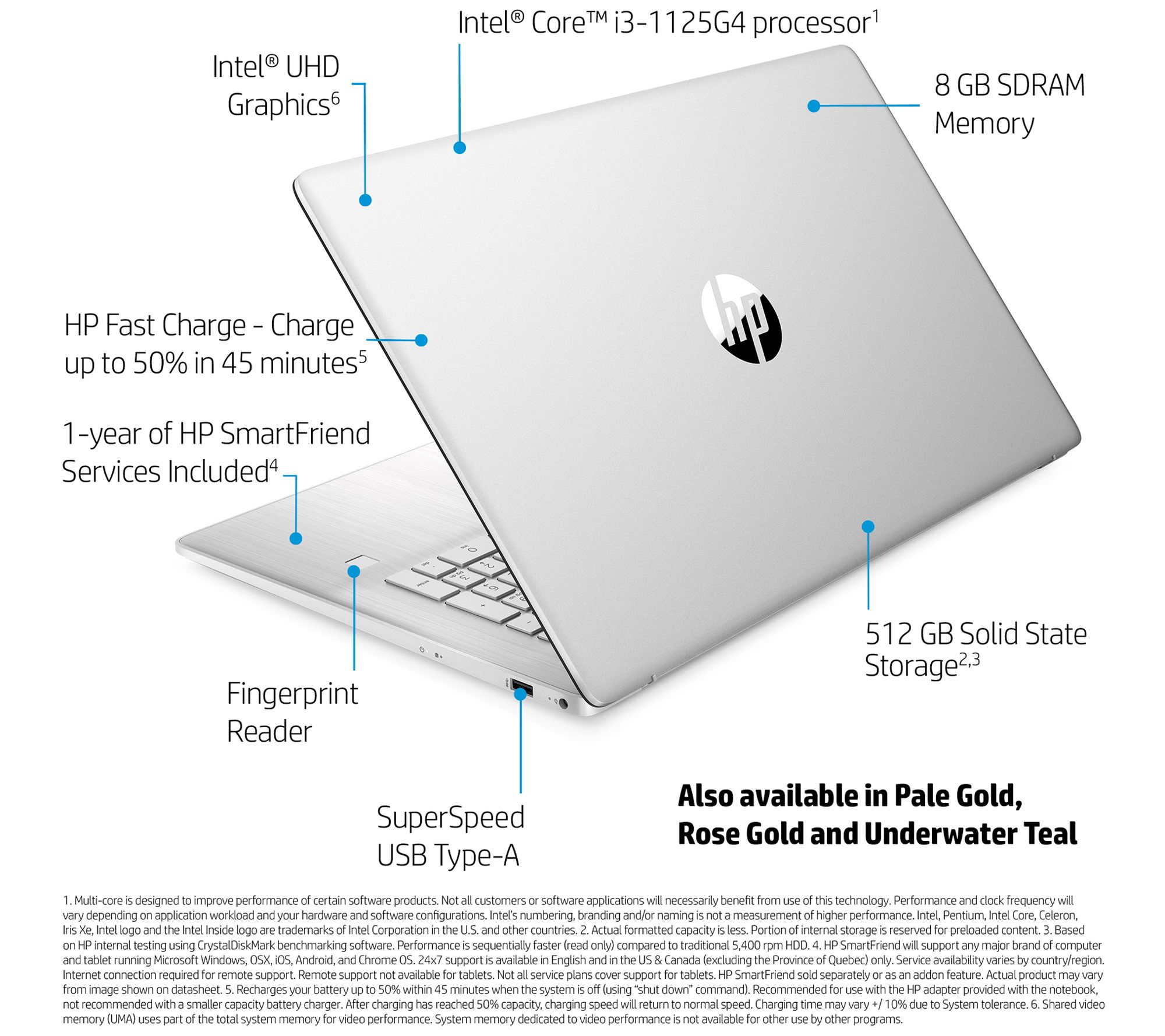 (QVC) HP 17" Touch Laptop Intel i3 8GB 512GB SSD with Voucher & HP Tech ...