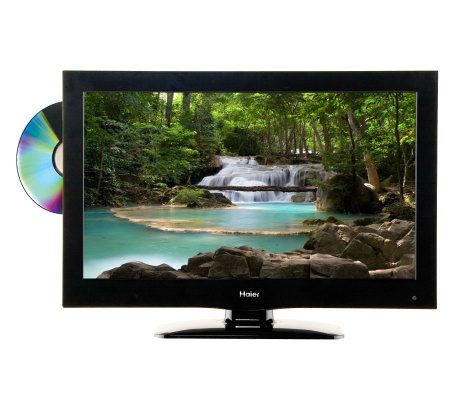 Haier 32" Diag. 720p LCD HDTV with Built-in DVD Player - QVC.com
