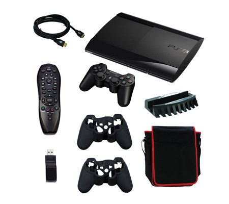 PlayStation 3 12GB with PS3 Starter Kit - QVC.com