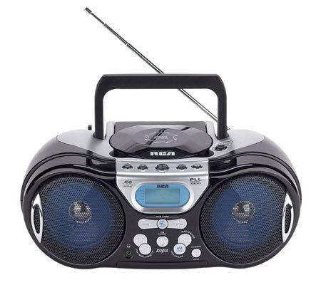 RCA RCD147 Portable CD Player with Digital AM/FM Tuner - QVC.com