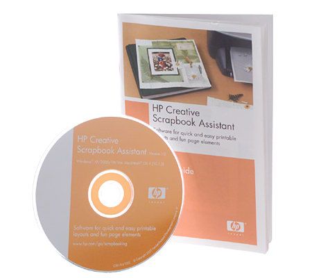 HP Scrapbooking Assistant CD-ROM for Digital Scrapbooking - QVC.com