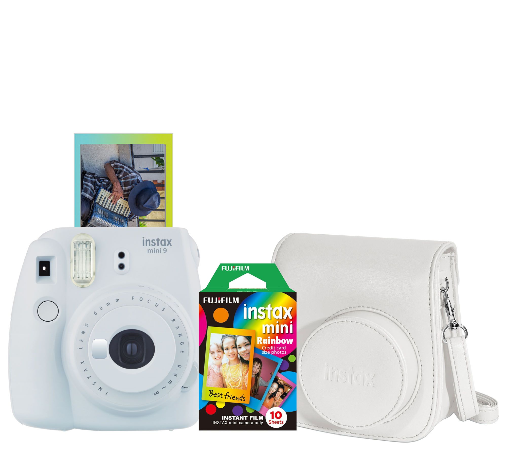 (QVC) Q2 – Fujifilm Instax Mini 9 Instant Film Camera with Film and ...