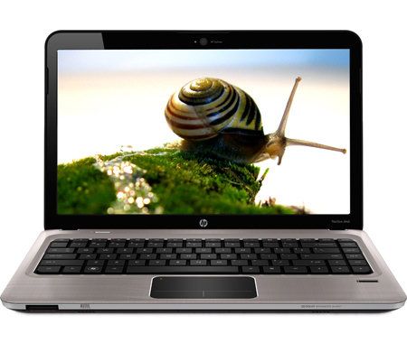 HP 14" Notebook 4GB RAM, Core i5-460M-Brushed Aluminum - QVC.com