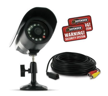 Defender Hi-Res Indoor/Outdoor Night Vision Security Camera - QVC.com