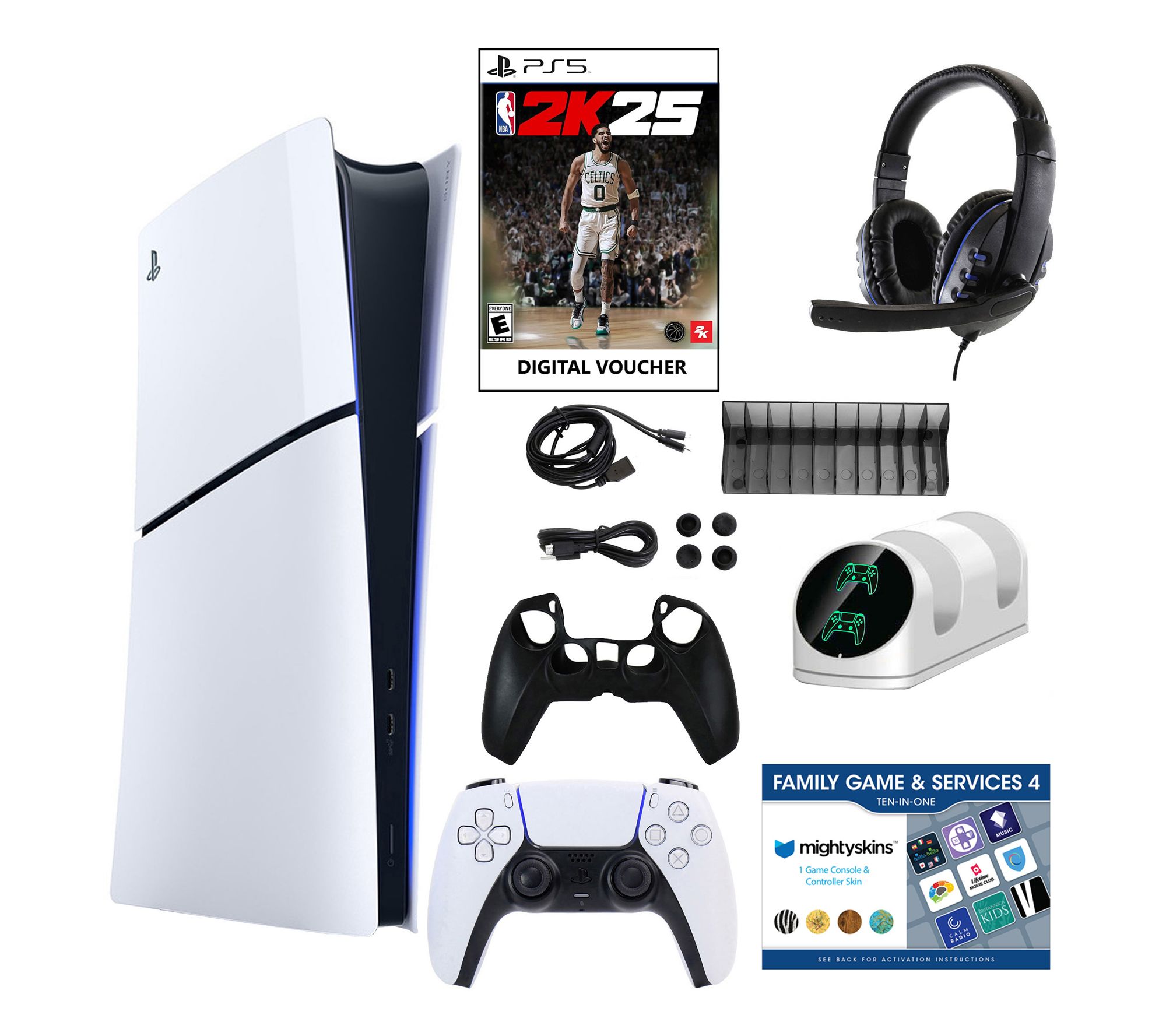 PS5 Slim Digital Console w/ NBA 2K25 DownloadBundle - QVC.com