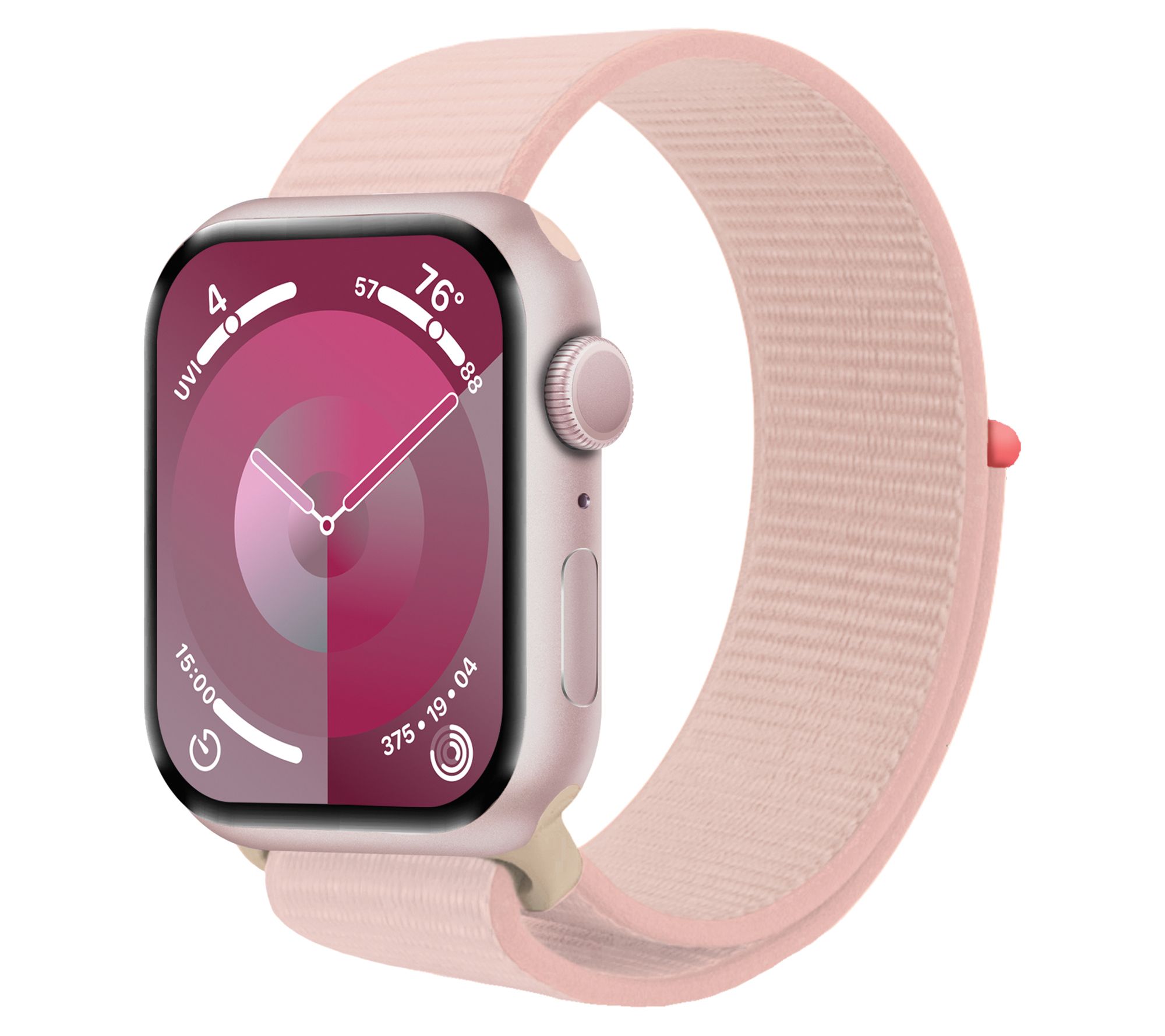 Apple Watch Series 9 41mm Sport Loop GPS Smartwatch Bundle - QVC.com