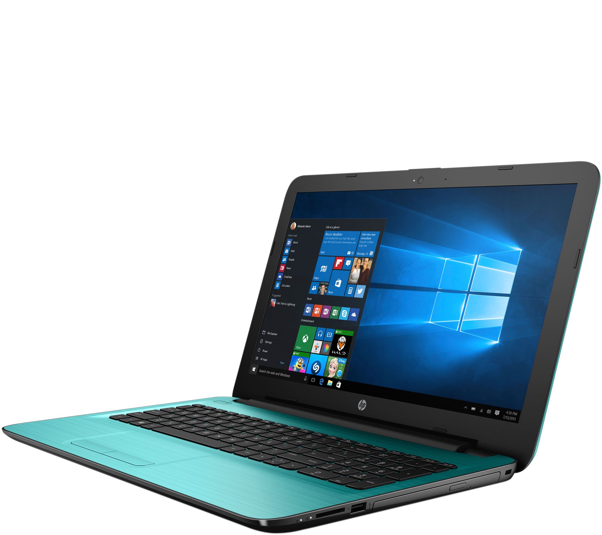 HP 17" Laptop AMD Quad Core 12GB RAM 2TB HD w/ Office 365 - QVC.com