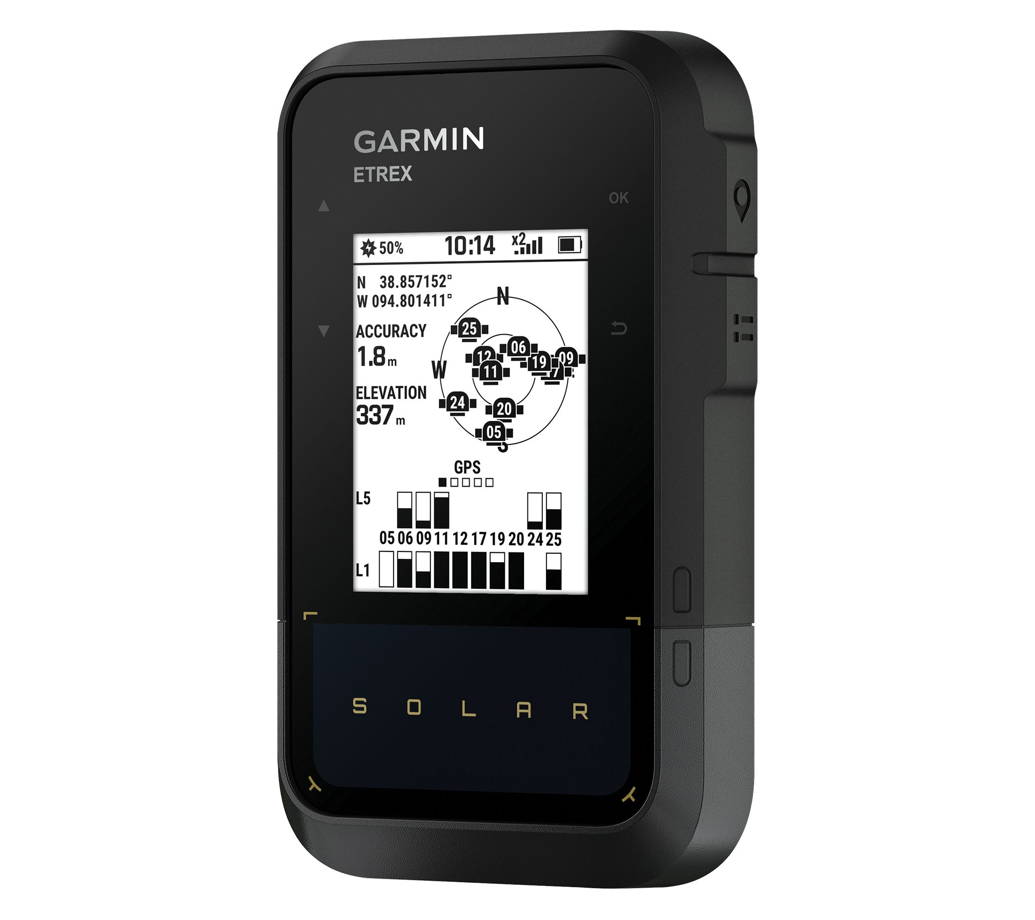 Garmin eTrex Solar Handheld GPS Navigator - QVC.com