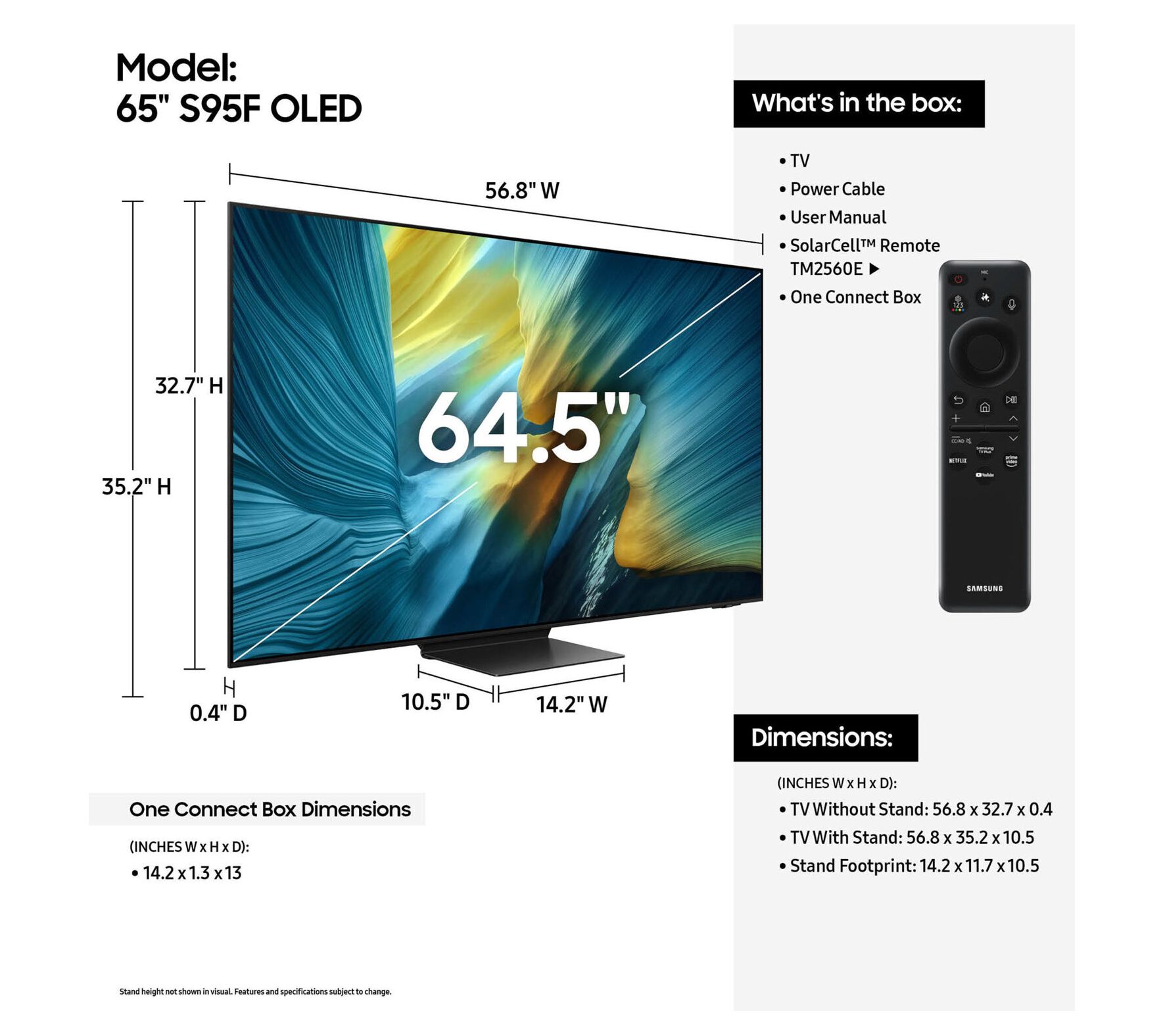 Samsung 65" S95 4k HDR OLED SmartTV w/Vision AI - QVC.com