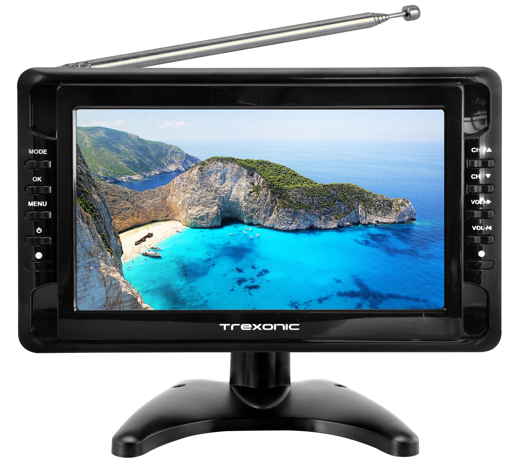 Trexonic Portable Ultra Lightweight Widescreen10" LCD TV - QVC.com