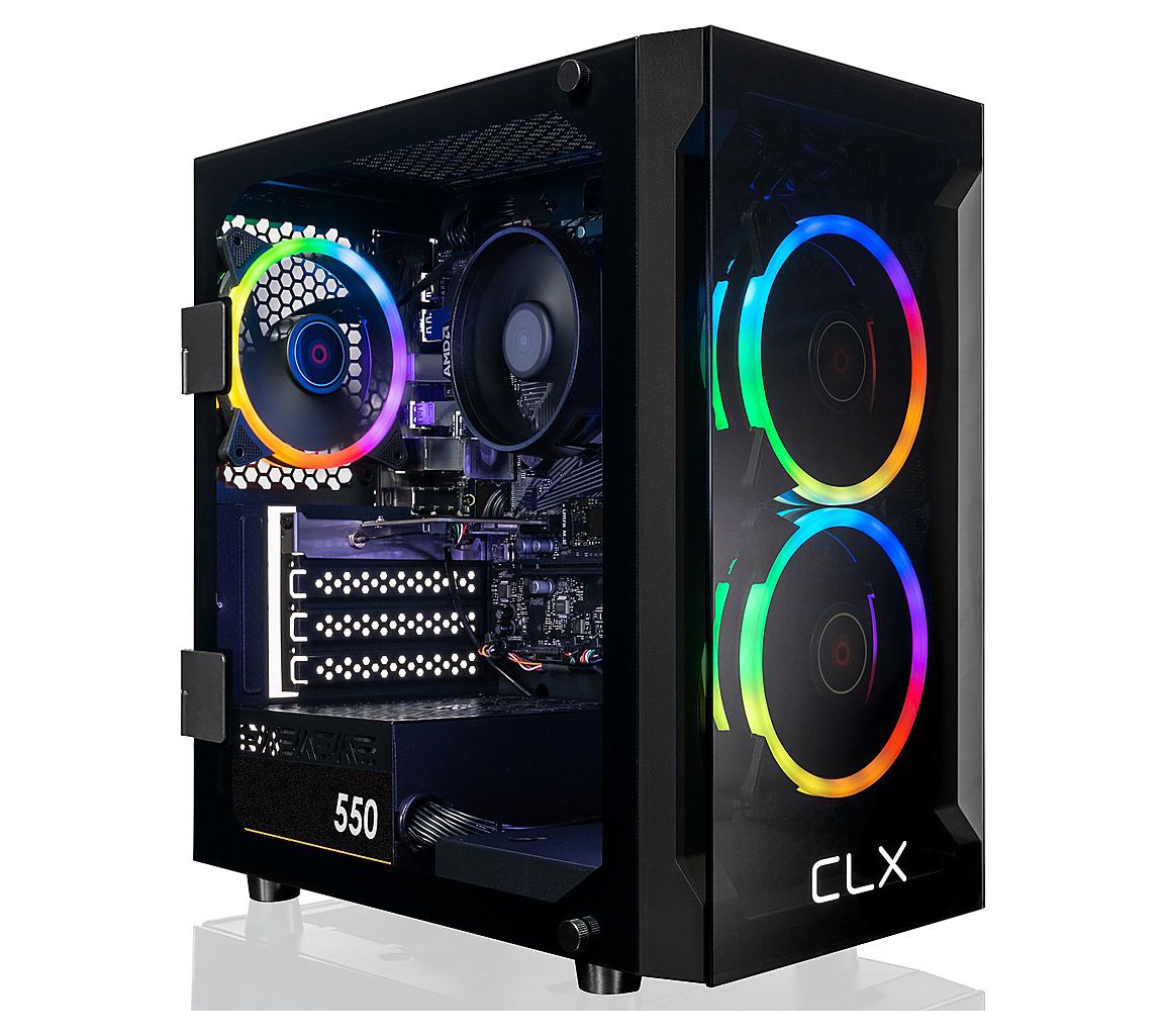 CLX SET Gaming Desktop AMD Ryzen 7 16GB TB SSD - QVC.com