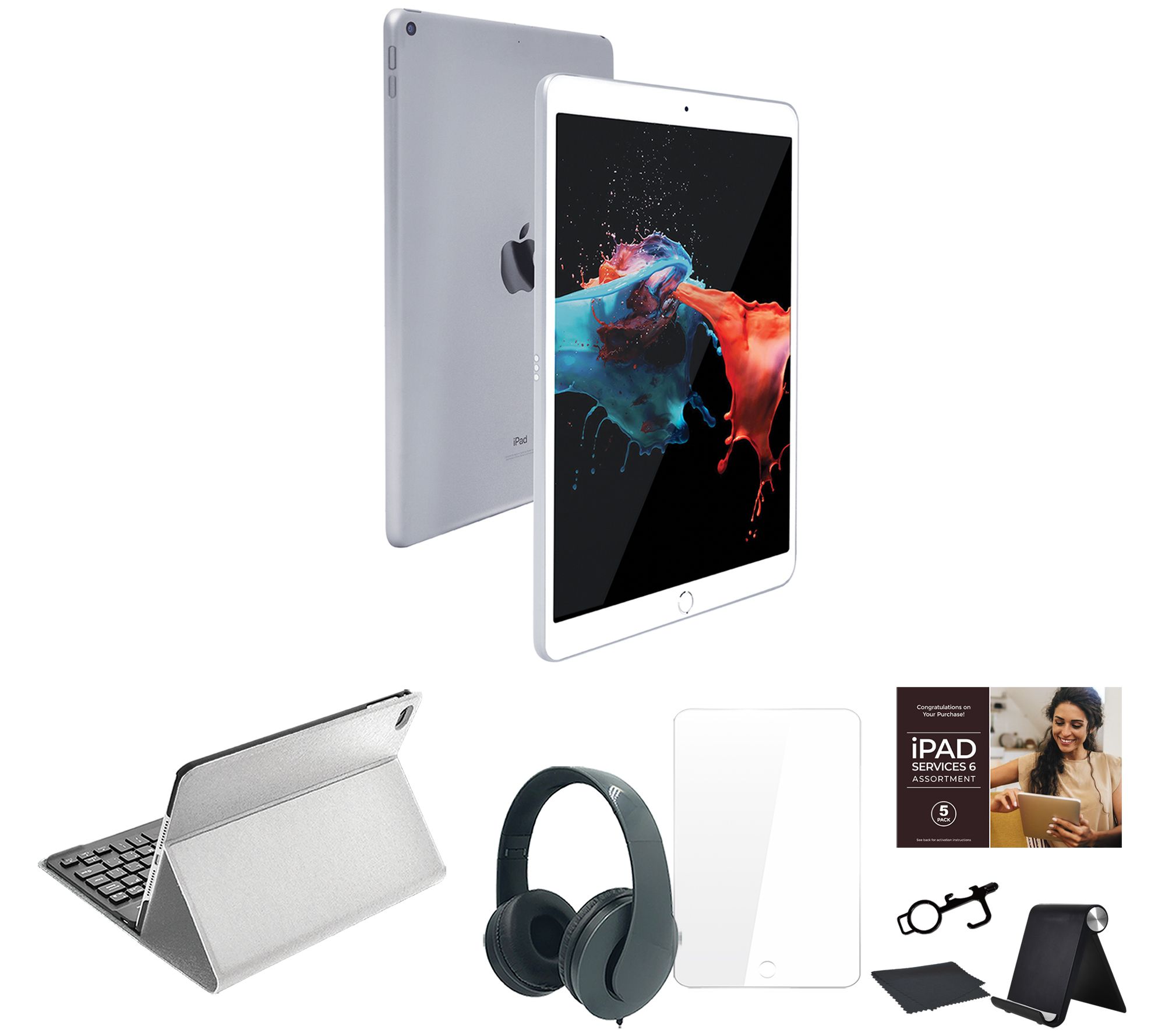 Apple iPad 10.2" Gen 9 64GB or 256GB with Voucher & Accessories - QVC.com