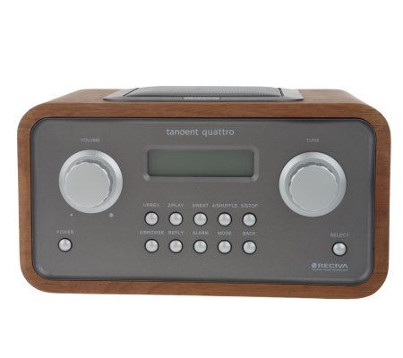 Tangent Quattro WiFi Internet Radio with FM Tuner - QVC.com