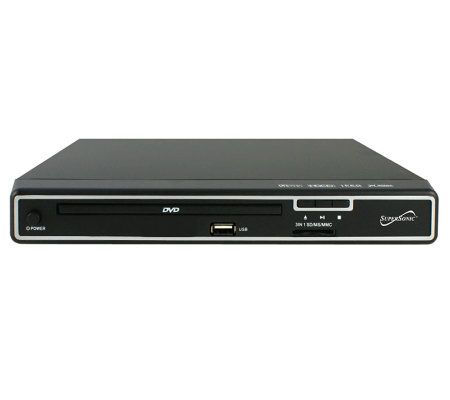 SuperSonic 2.0 Channel DVD Player with USB Port/SD Card Slot - QVC.com