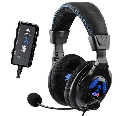 Turtle Beach Ear Force PX22 Gaming Headset Stereo Wired w/ Mi - QVC.com