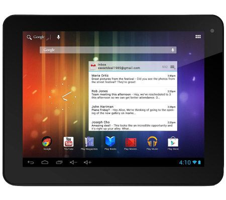 XO Vision Ematic PRO Series 8" 8GB Tablet Android 4.1 - QVC.com